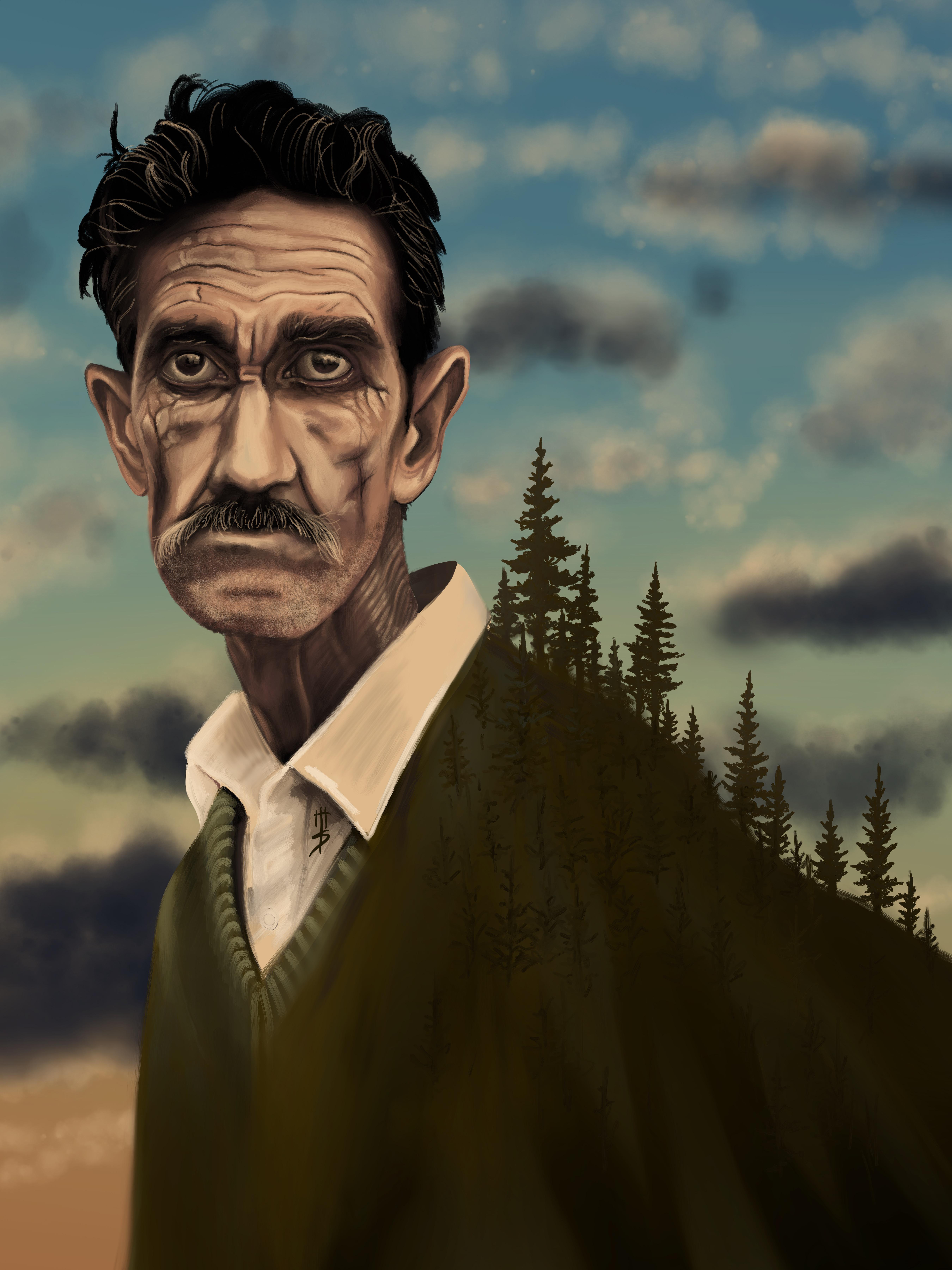 Mountain Man, me, digital, 2020 | Scrolller