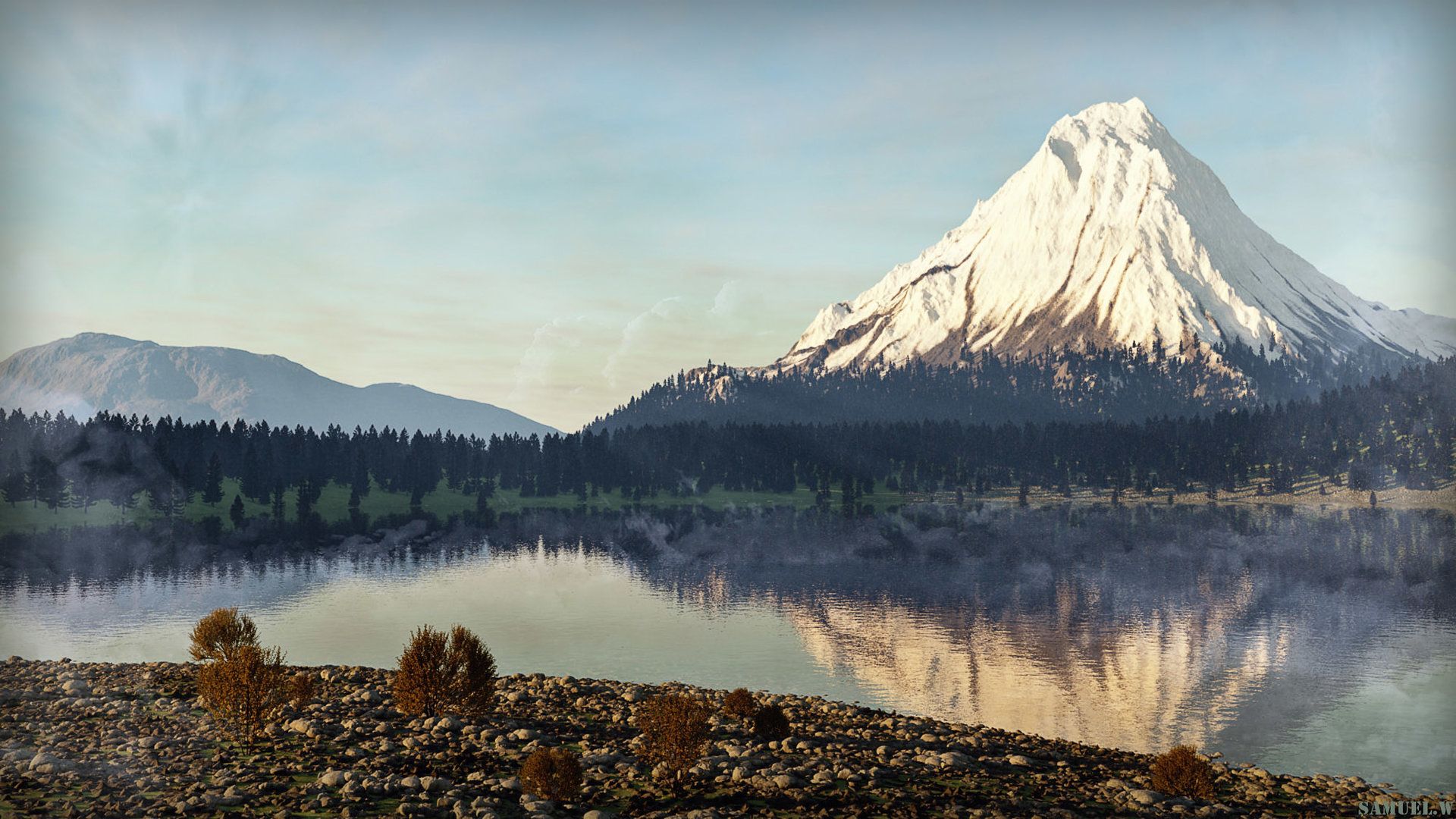 'Mountain View' by Samuel Wilbur | Scrolller