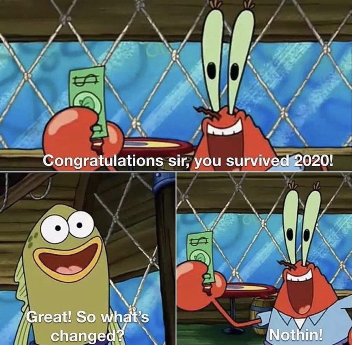 Mr. Krabs really manifests the ingenuity of 2021 | Scrolller