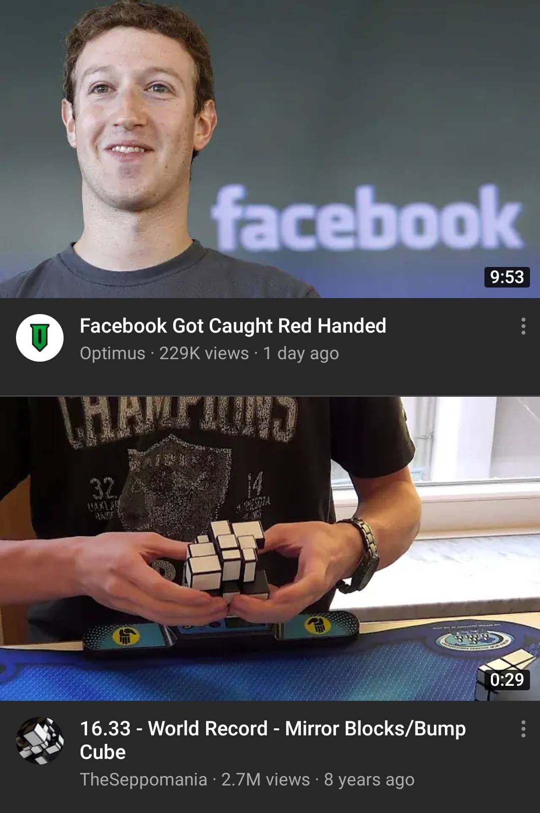 mr zucc is a cuber | Scrolller