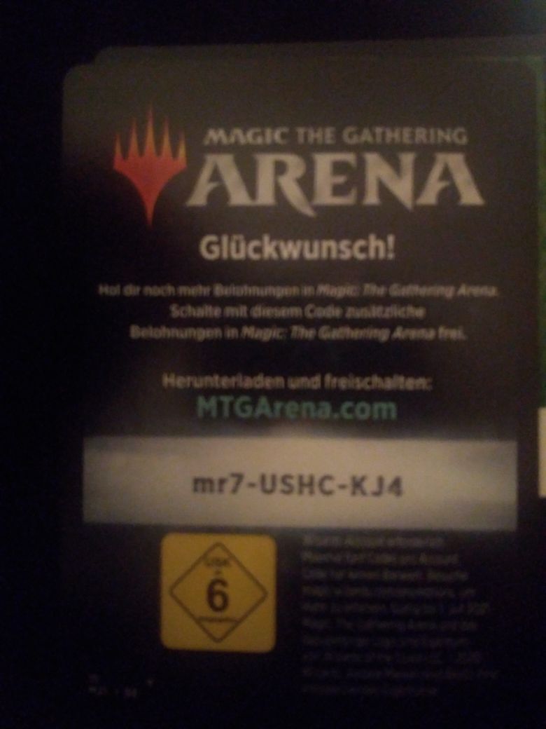 MtG Arena code | Scrolller