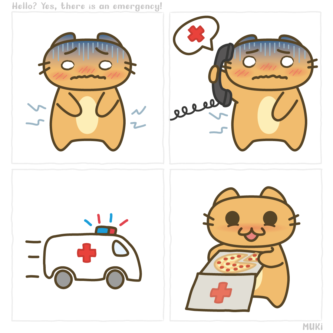 Muki calls for emergency response unit! [OC] | Scrolller