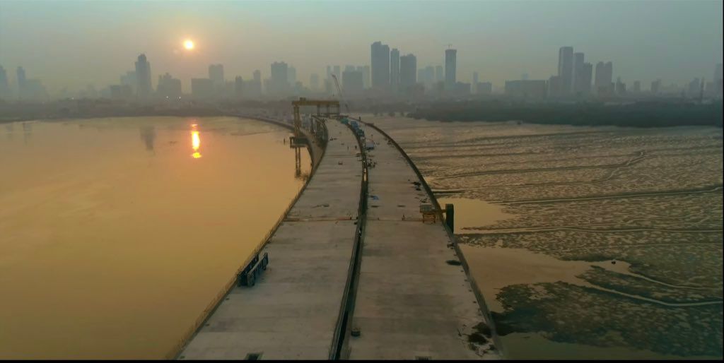 Mumbai Coastal Road construction. Mumbai, India | Scrolller