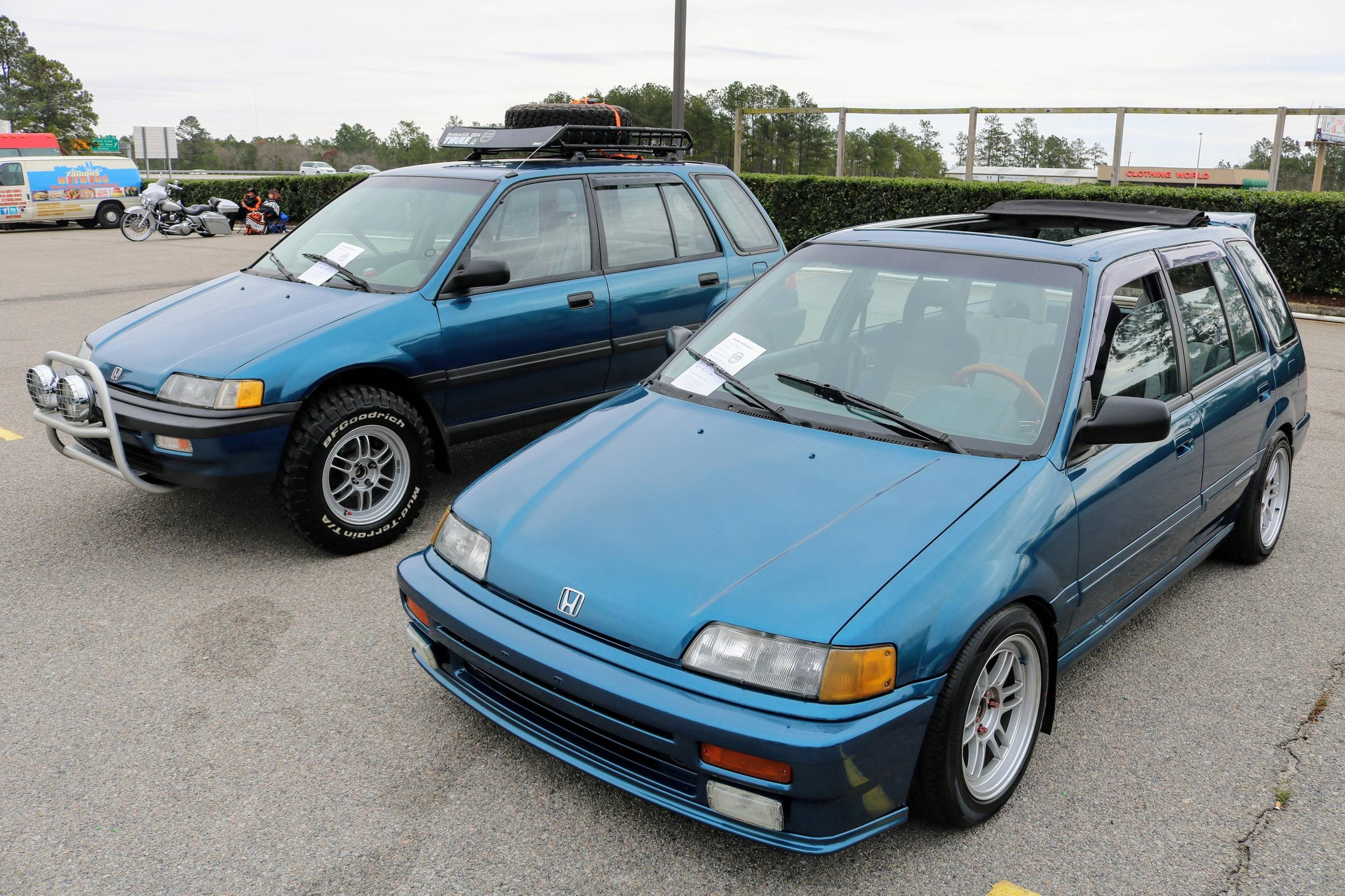 My 1991 and 1988 Honda Civic Wagon RT4WD on Enkei RPF-1s | Scrolller