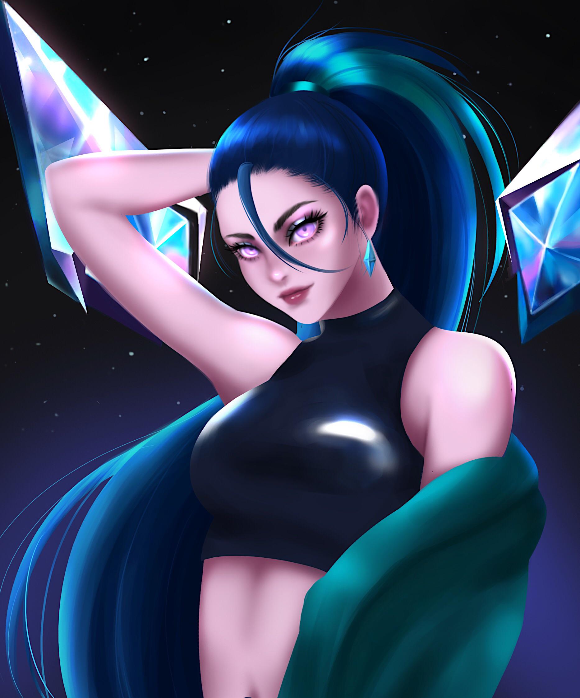 My 3rd KDA fanart this time is Kai’sa | Scrolller
