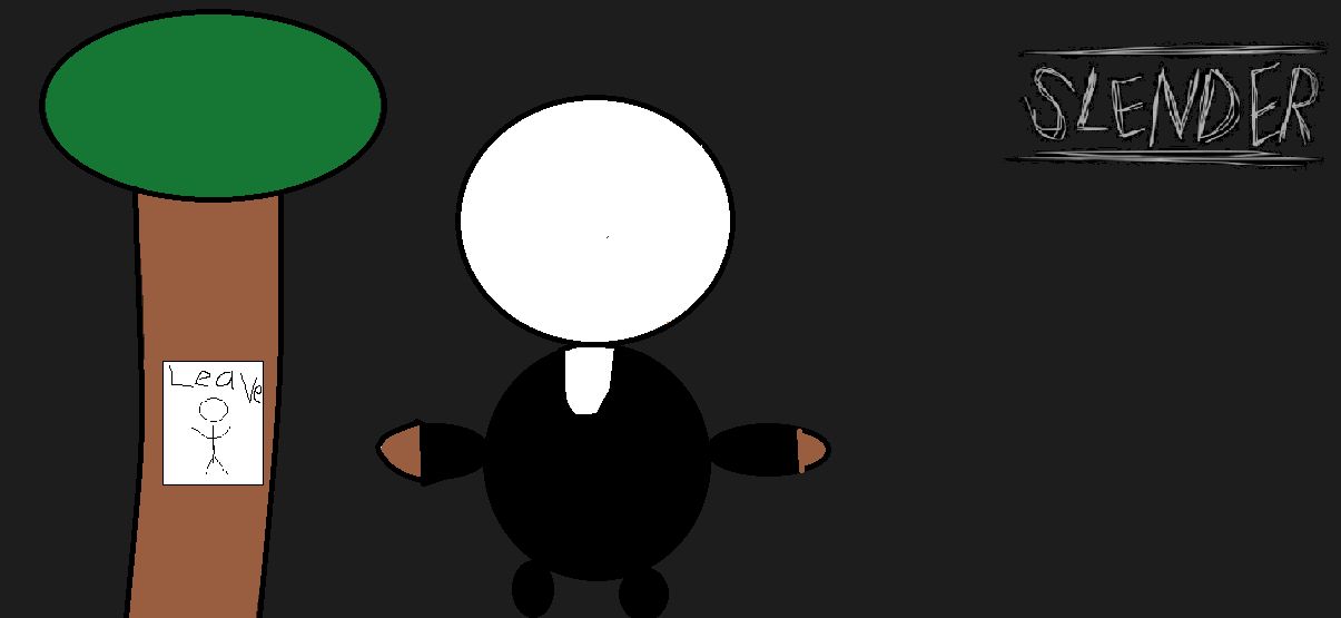 My 9 year old cousin drew this on Paint after crapping his pants watching me play Slender ...