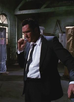 My aesthetic is Mr Blonde with the duct tape | Scrolller