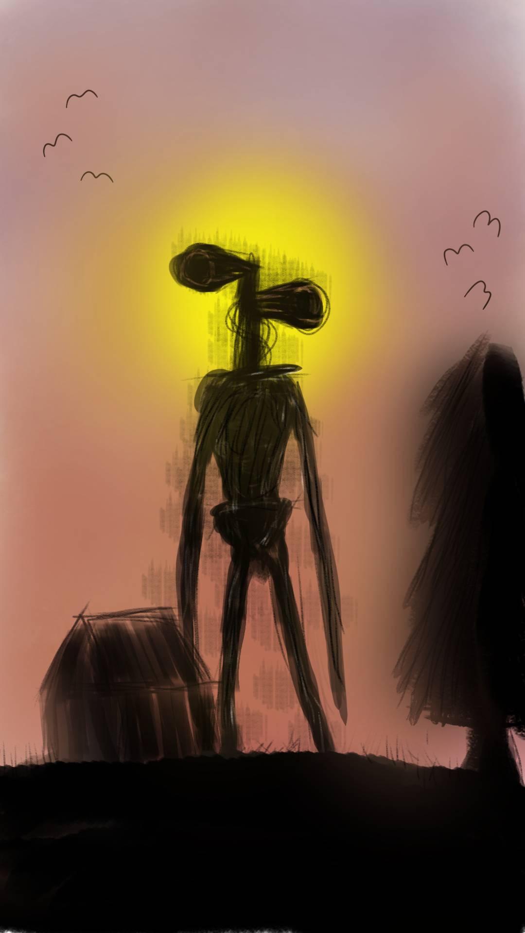 My attempt on making siren head in my mind. | Scrolller