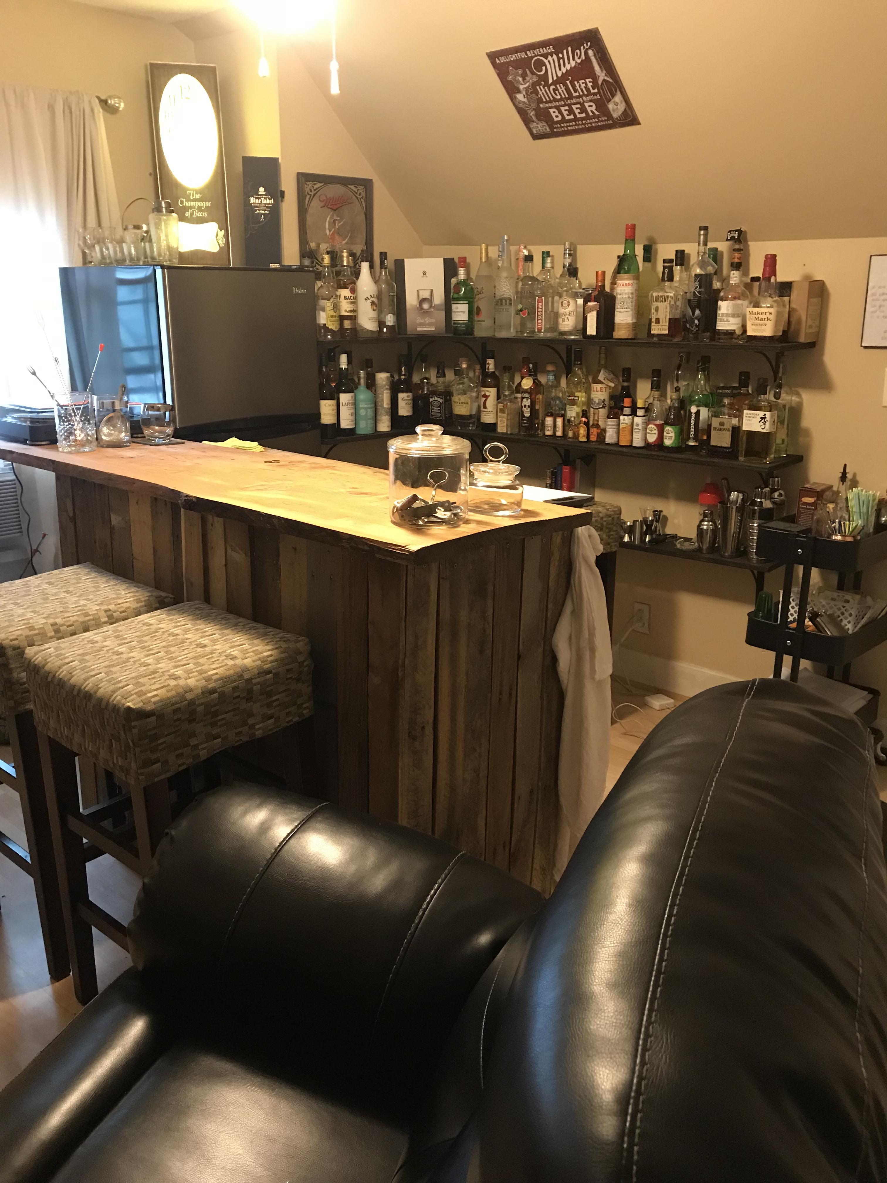 My attic bar. | Scrolller