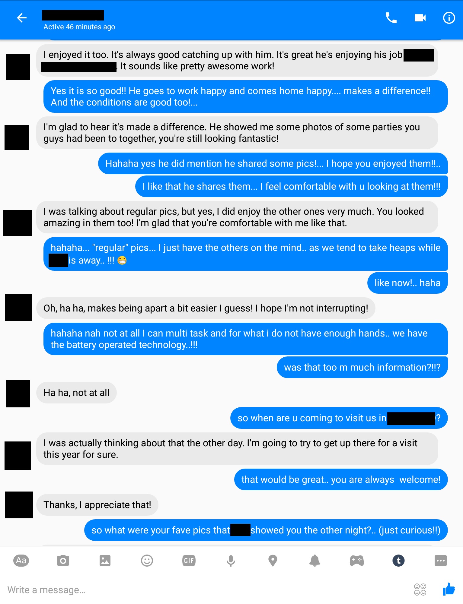 My Aussie Wife chatting with my best mate last night. | Scrolller