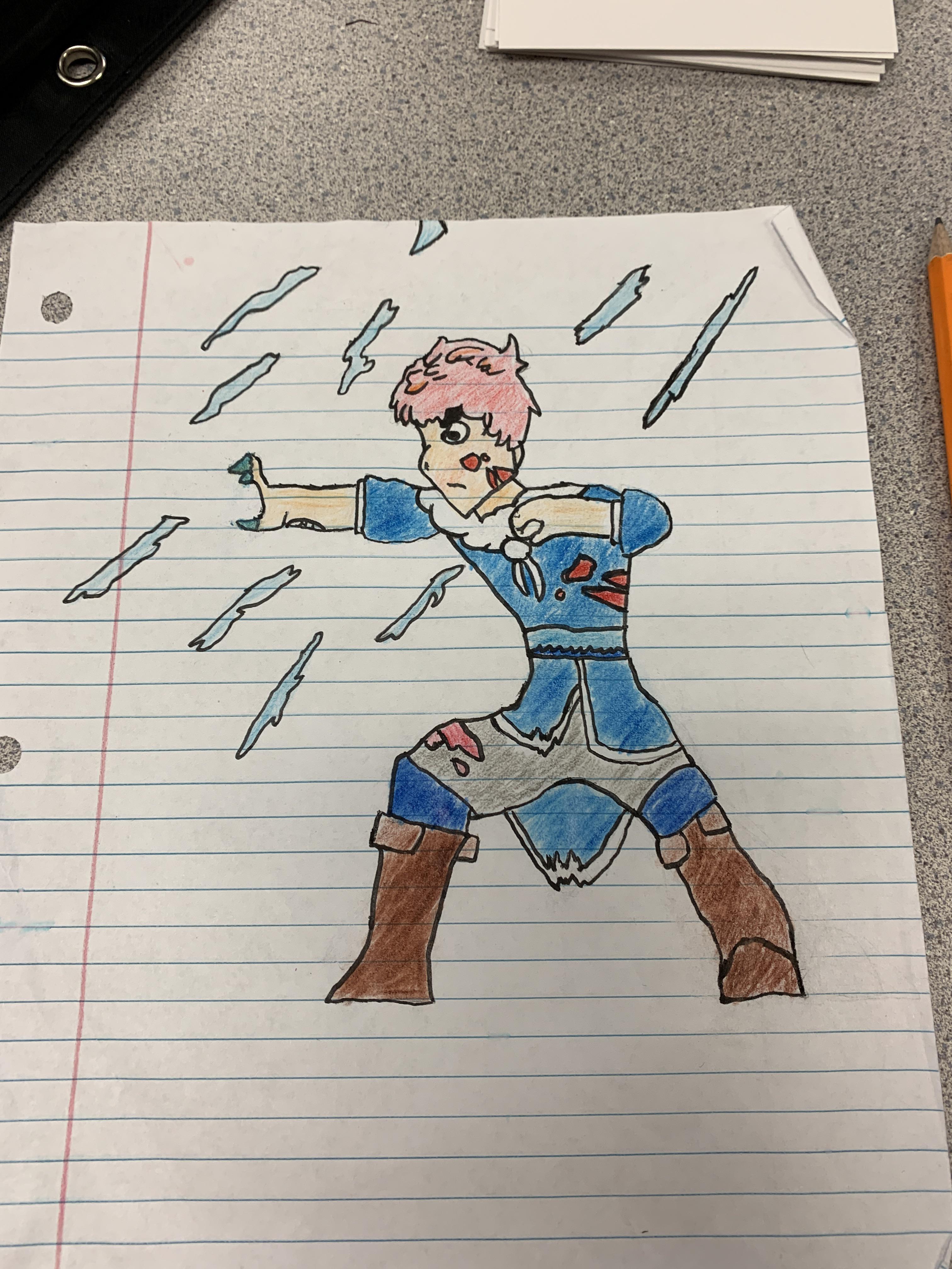 My Avatar OC drawing I made. Don’t judge me too hard! I’m trying to get better at drawing ...