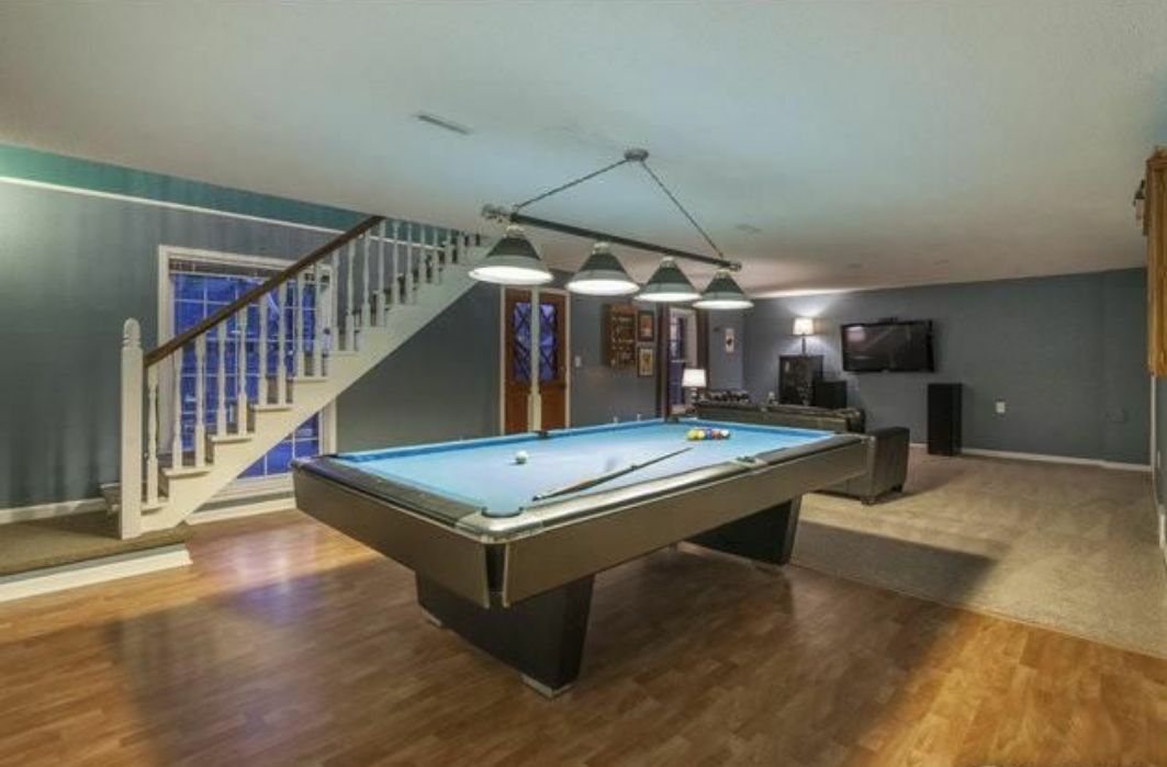My basement pool room. | Scrolller