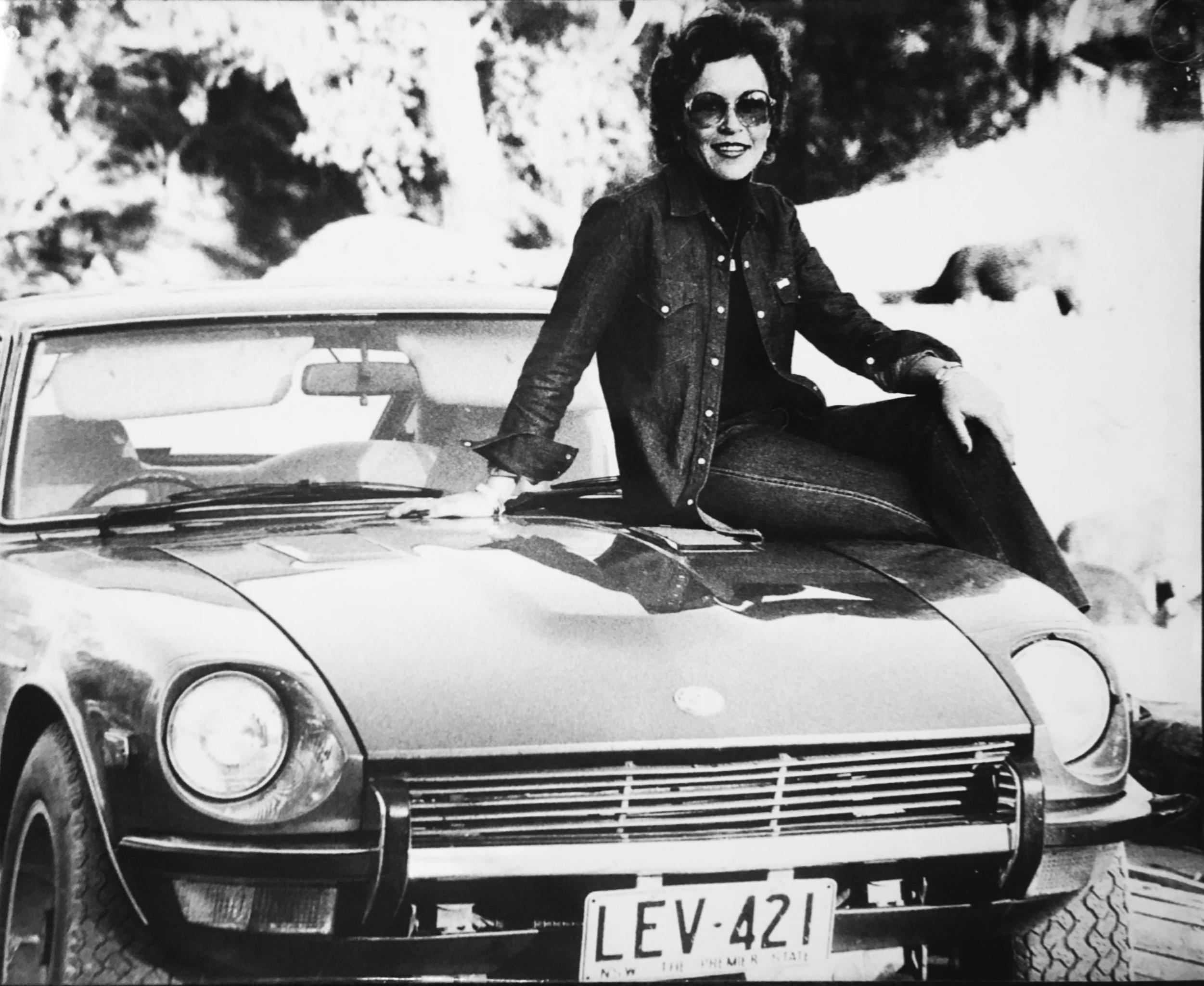 My beautiful mum and her shiny Datto, early 80s. | Scrolller