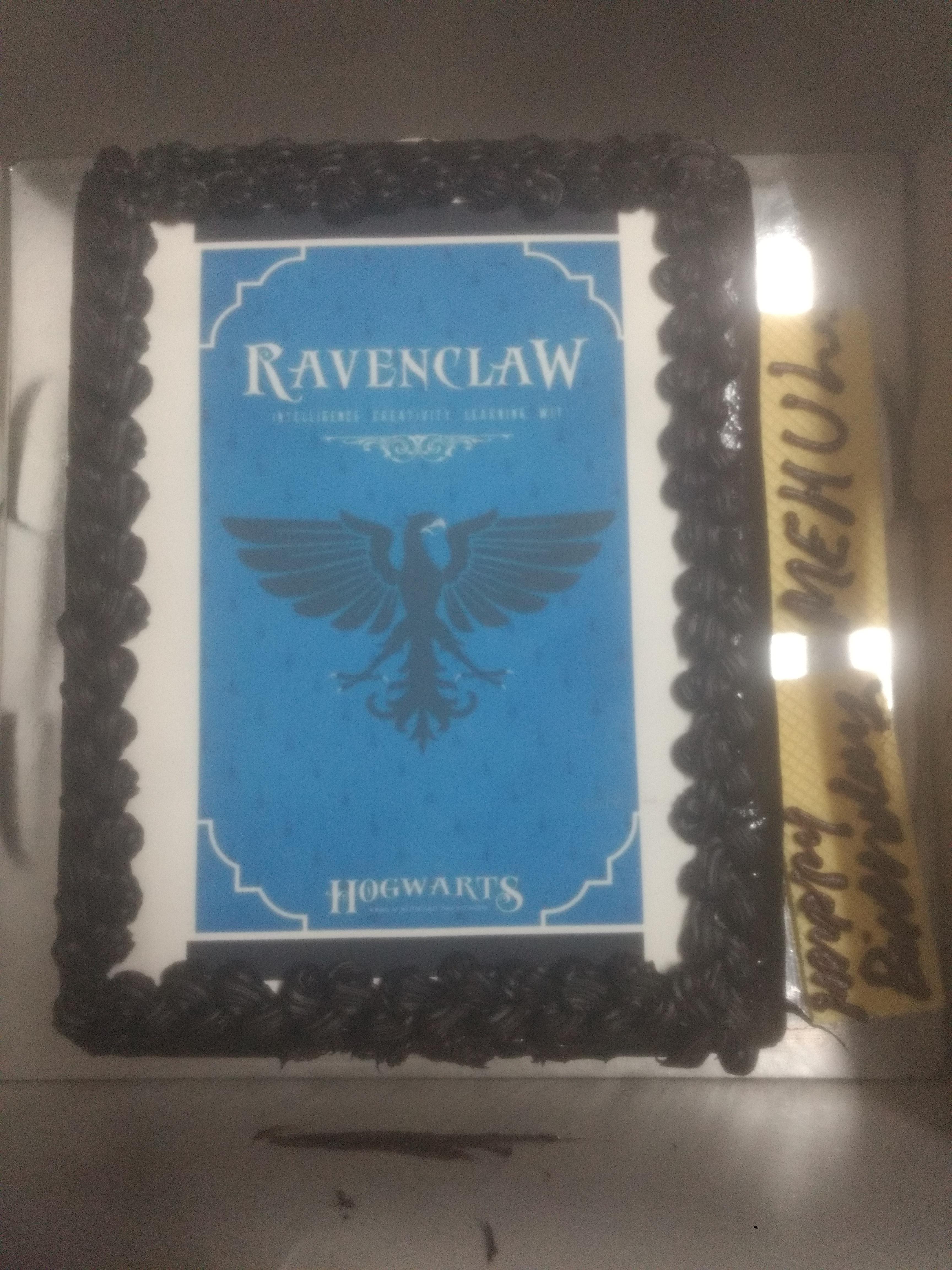 My birthday cake. Ravenclaw pride. | Scrolller