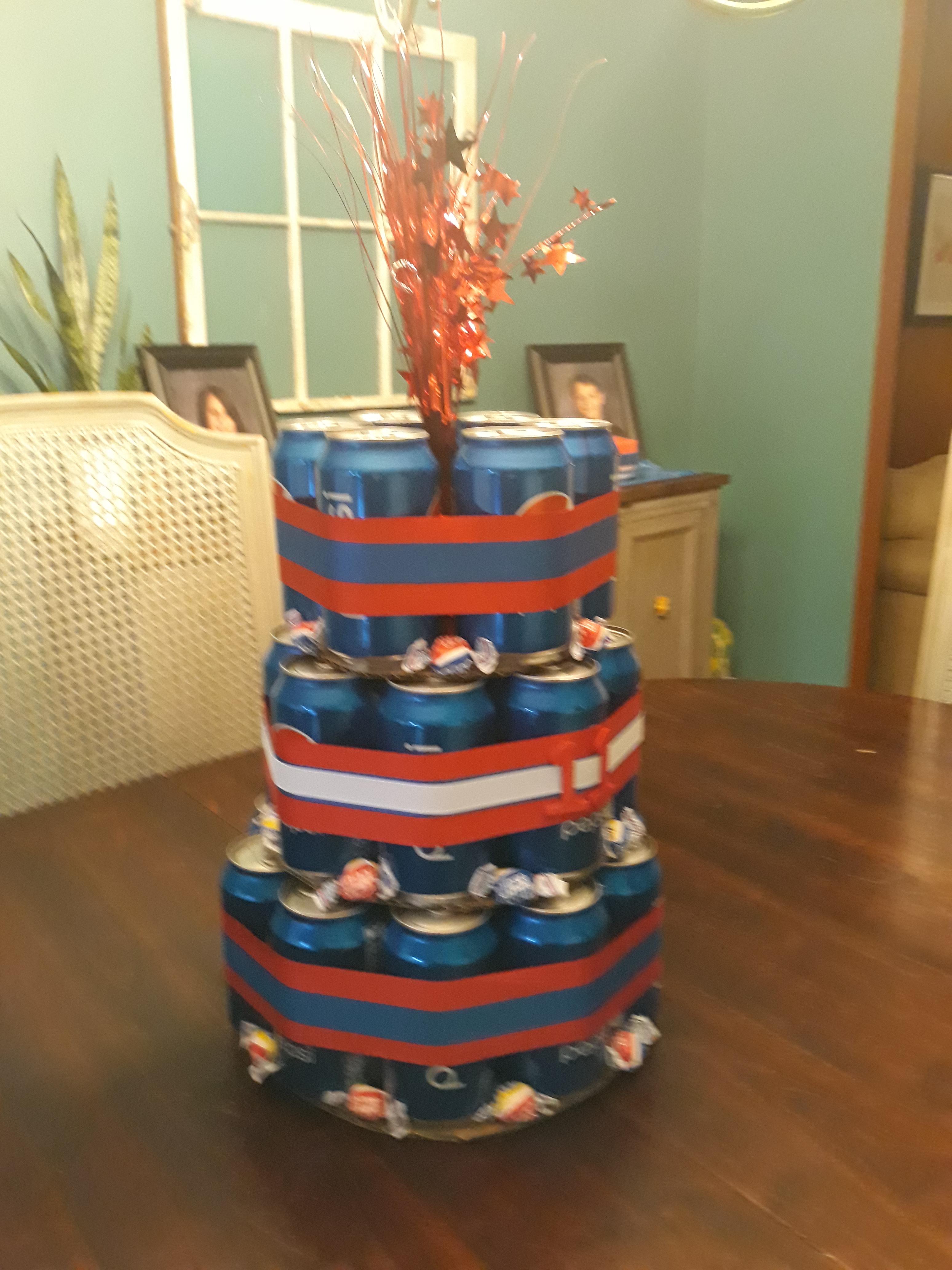 My Birthday Cake With Pepsi and bubble gum Do You Like It? | Scrolller