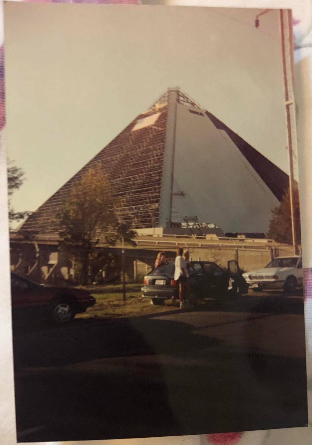 My boyfriends’ grandma actually has an old photo of the pyramid being built!!! (from around 1990 ...