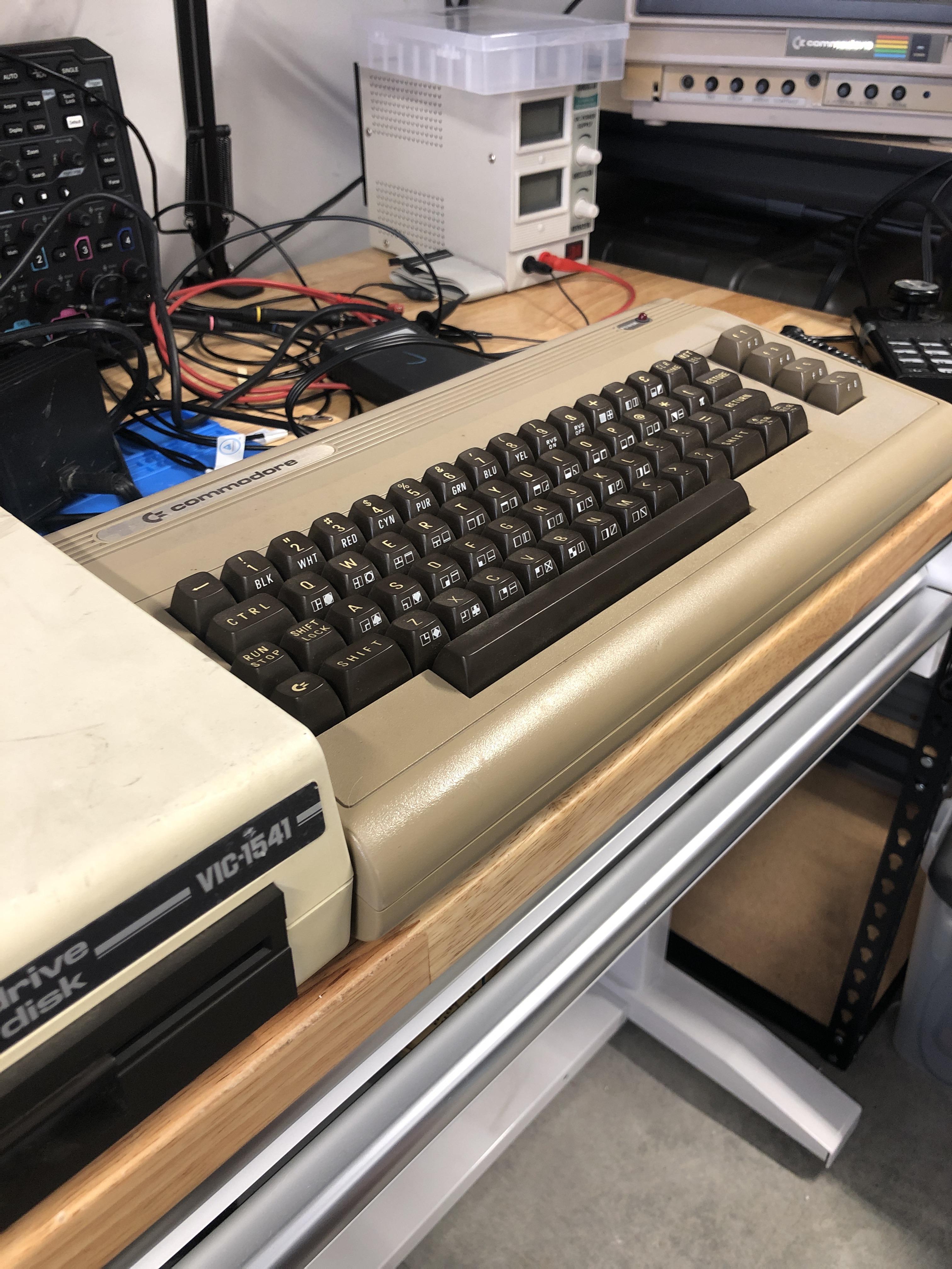 My c64, finally have room to play with it, seems like a really early model? | Scrolller