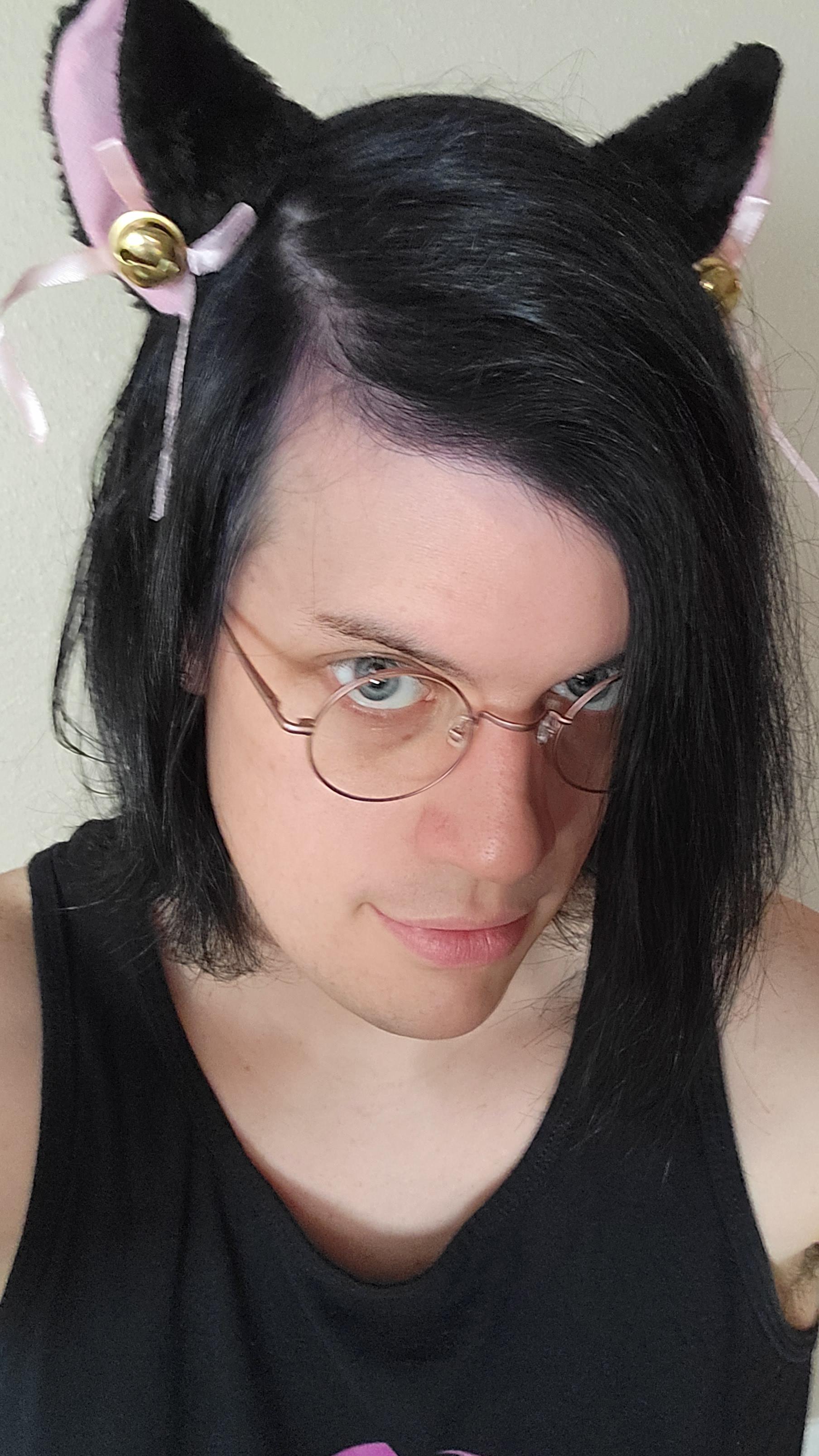 my cat ears came in ^w^ | Scrolller