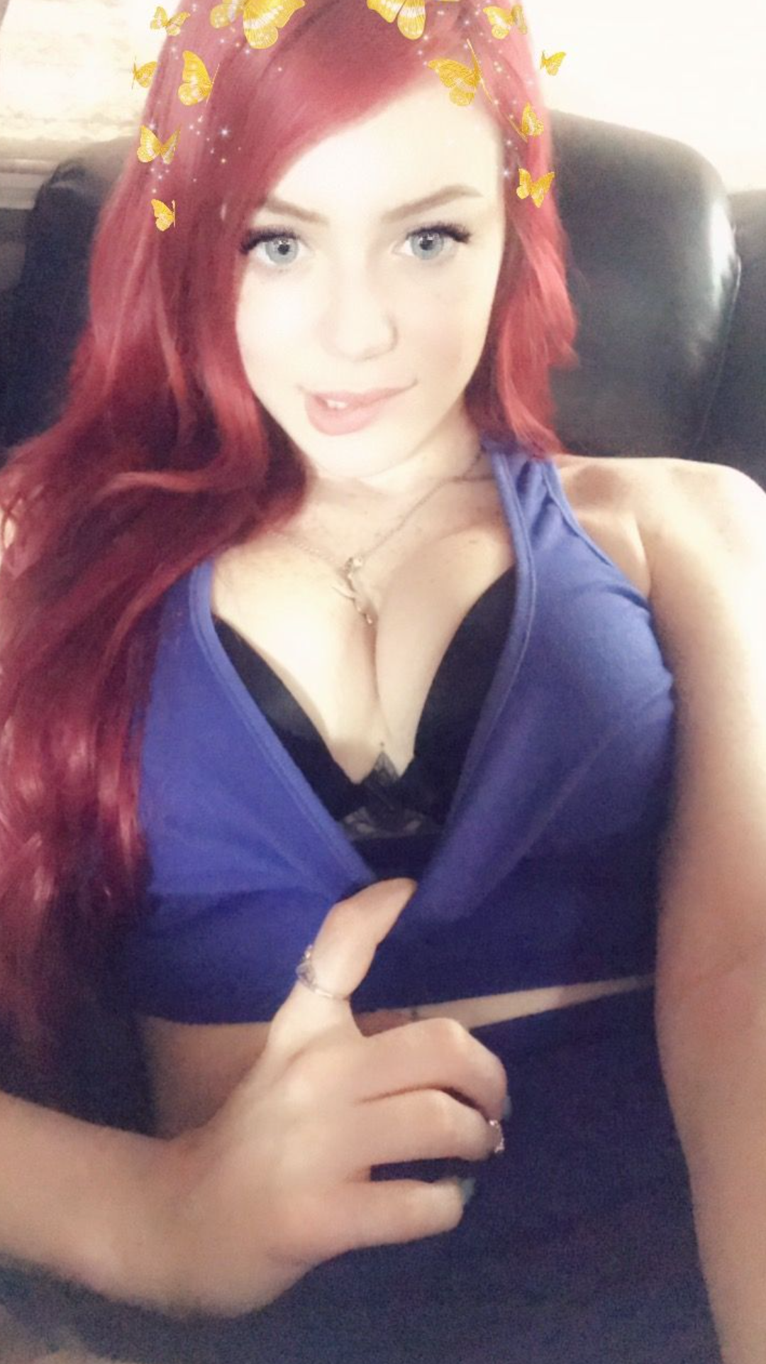 My cleavage, almost bursting out! 🥰 | Scrolller