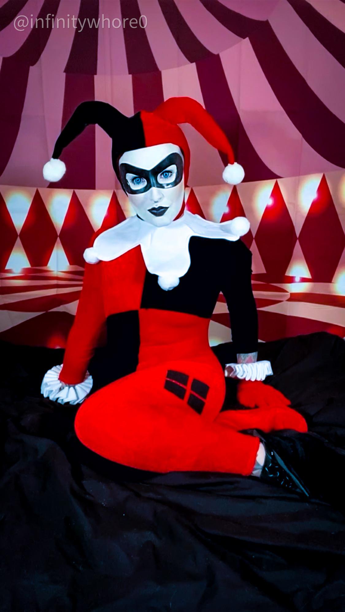 My cosplay of Original Jester Suit Harley Quinn 🖤 ️ | Scrolller