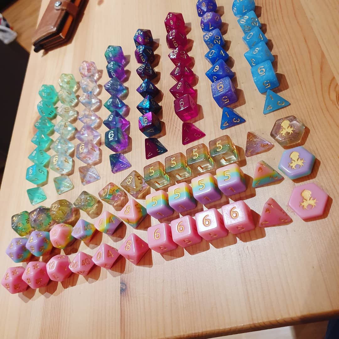 my current dice collection 😊👌 | Scrolller