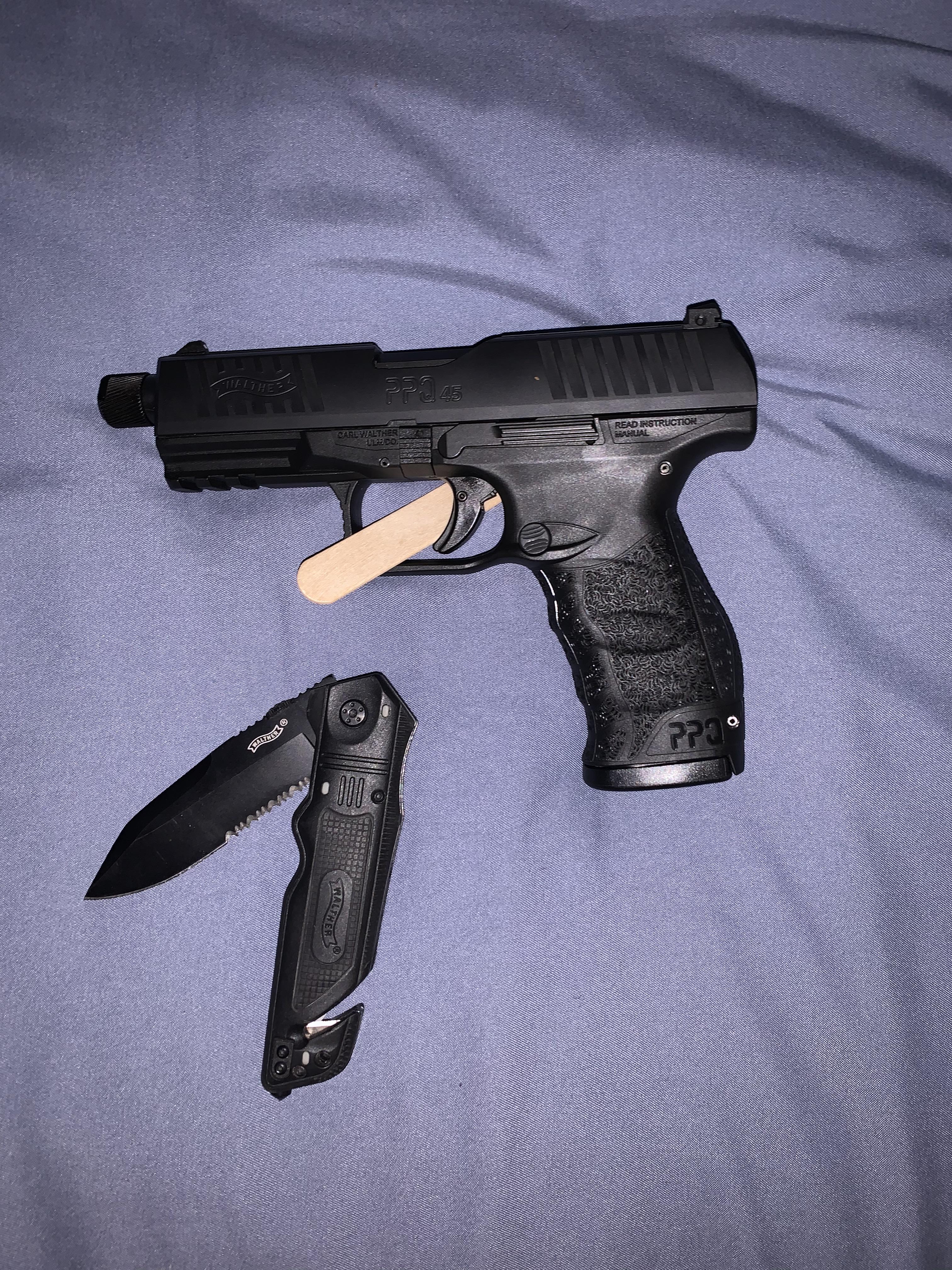 My current edc on the bottom, and new addition on the top, just waiting ...