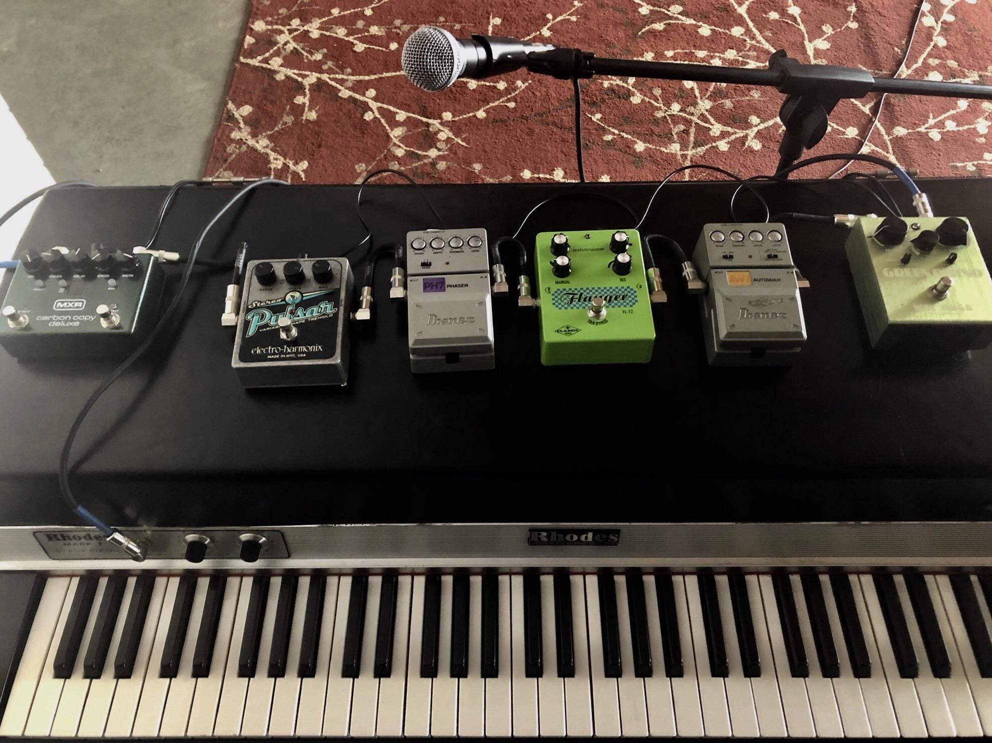 My current Rig for my 1976 Fender Rhodes | Scrolller