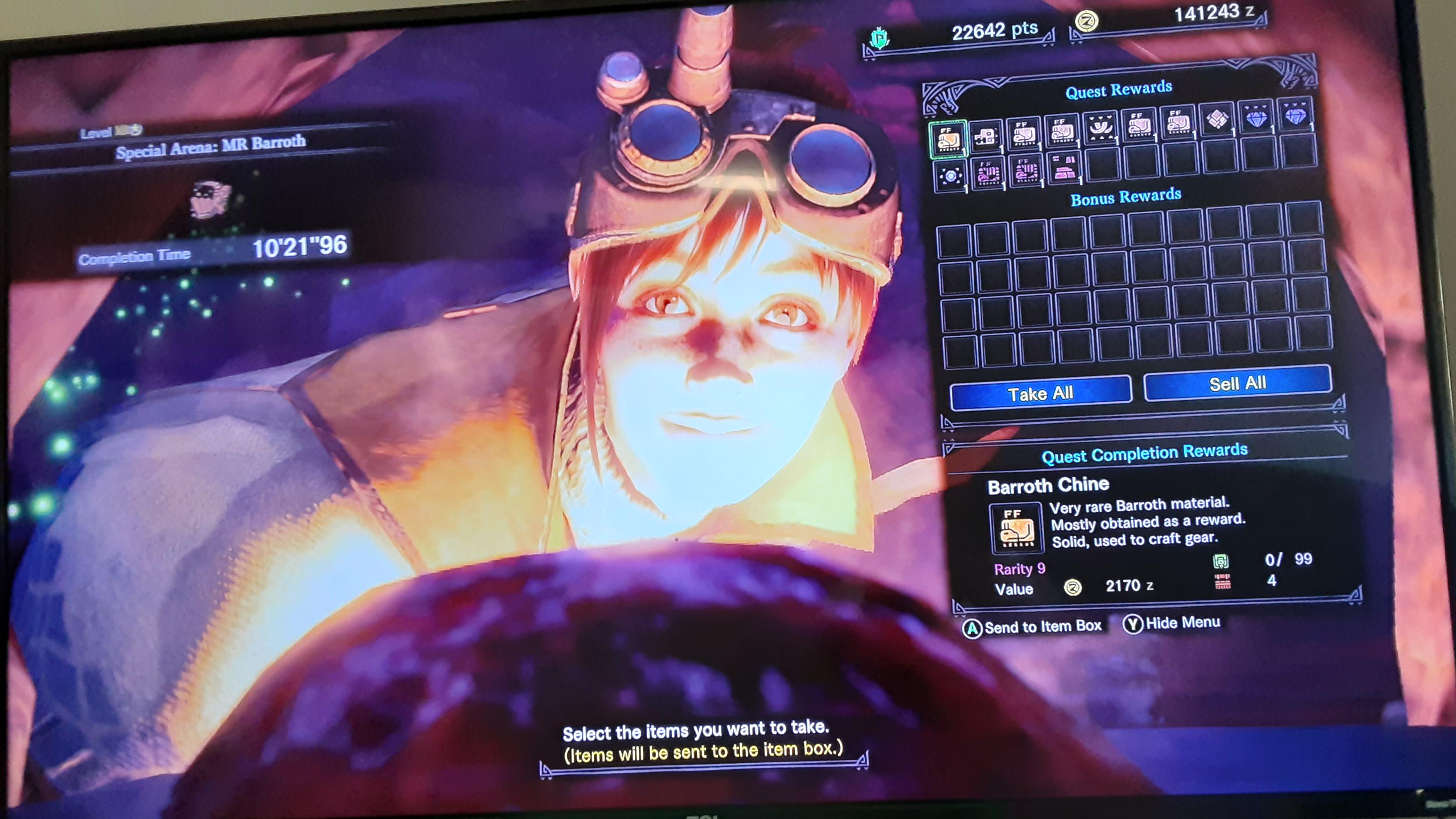 My cursed kill screen, that poor Barroth | Scrolller