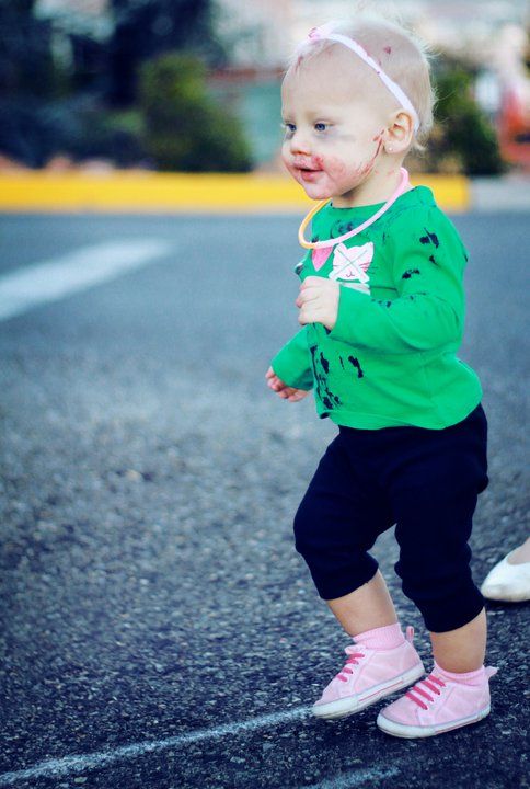 My daughters first Zombie Walk. | Scrolller