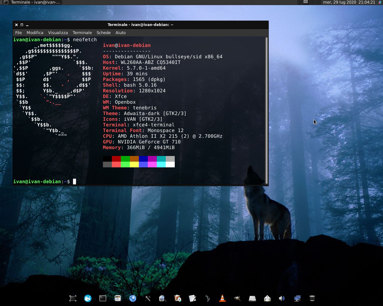 My Debian Testing Configuration With Xfce4 14 Openbox Scrolller