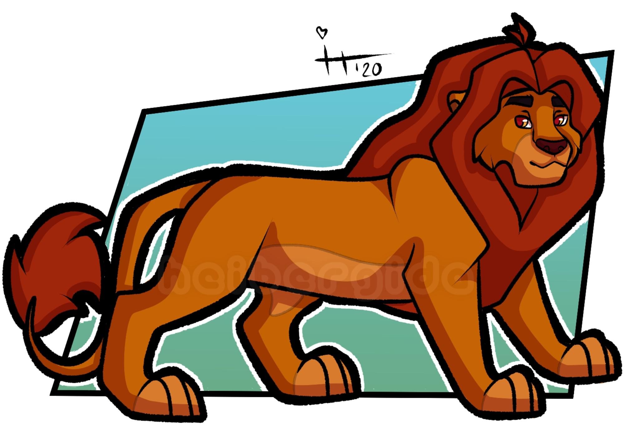 My drawing of Mufasa | Scrolller