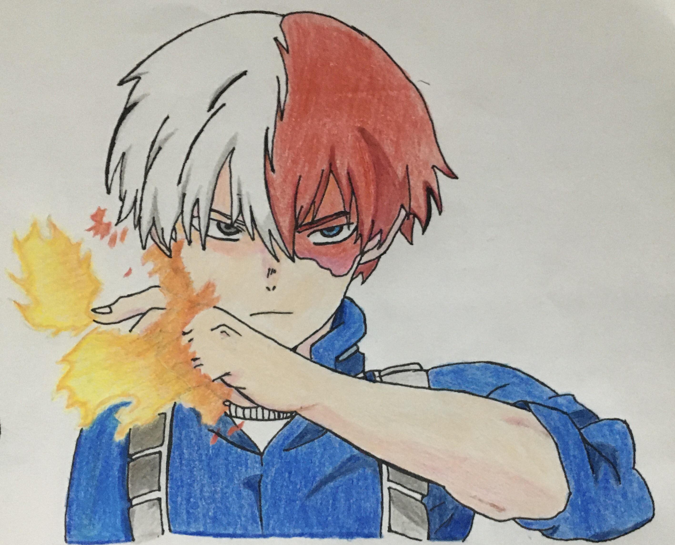 My drawing of Shoto | Scrolller