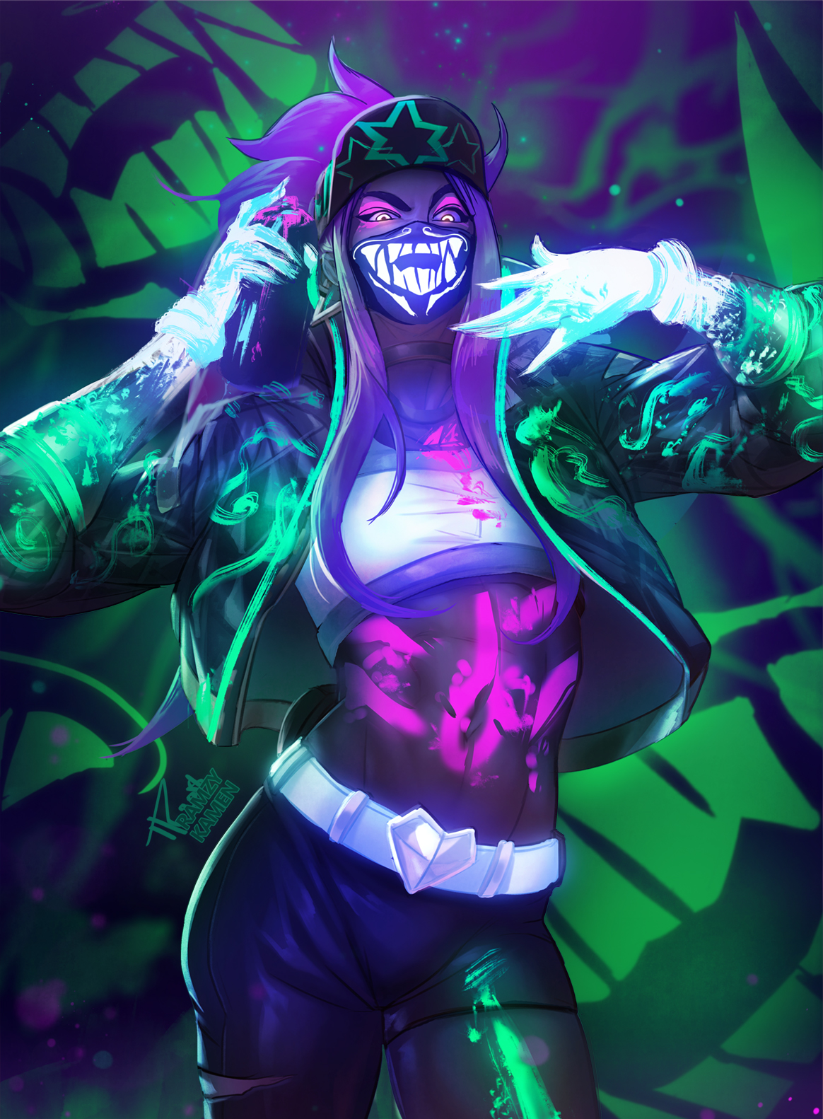 My fanart of KDA Akali ! | Scrolller
