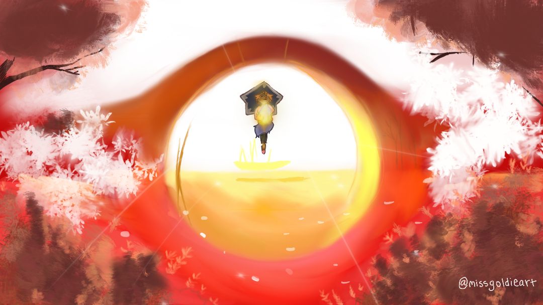 My fanart of Stella and Daffodil at the Everdoor 🥺 ️🧡💛 | Scrolller