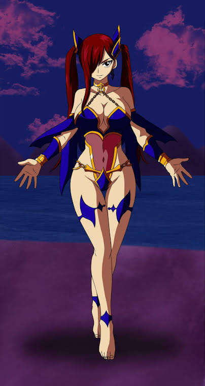 My favorite armor from Erza because it exposes more of her body | Scrolller