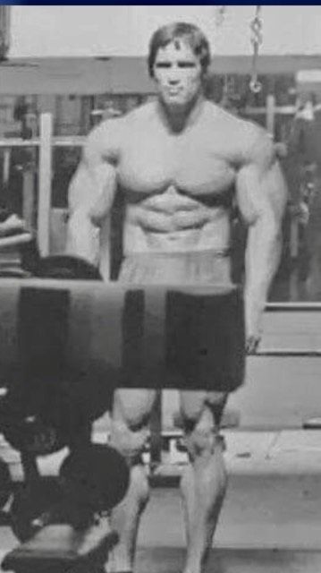My favourite 'rare' photo of Arnold. Potato quality but DAMN. | Scrolller