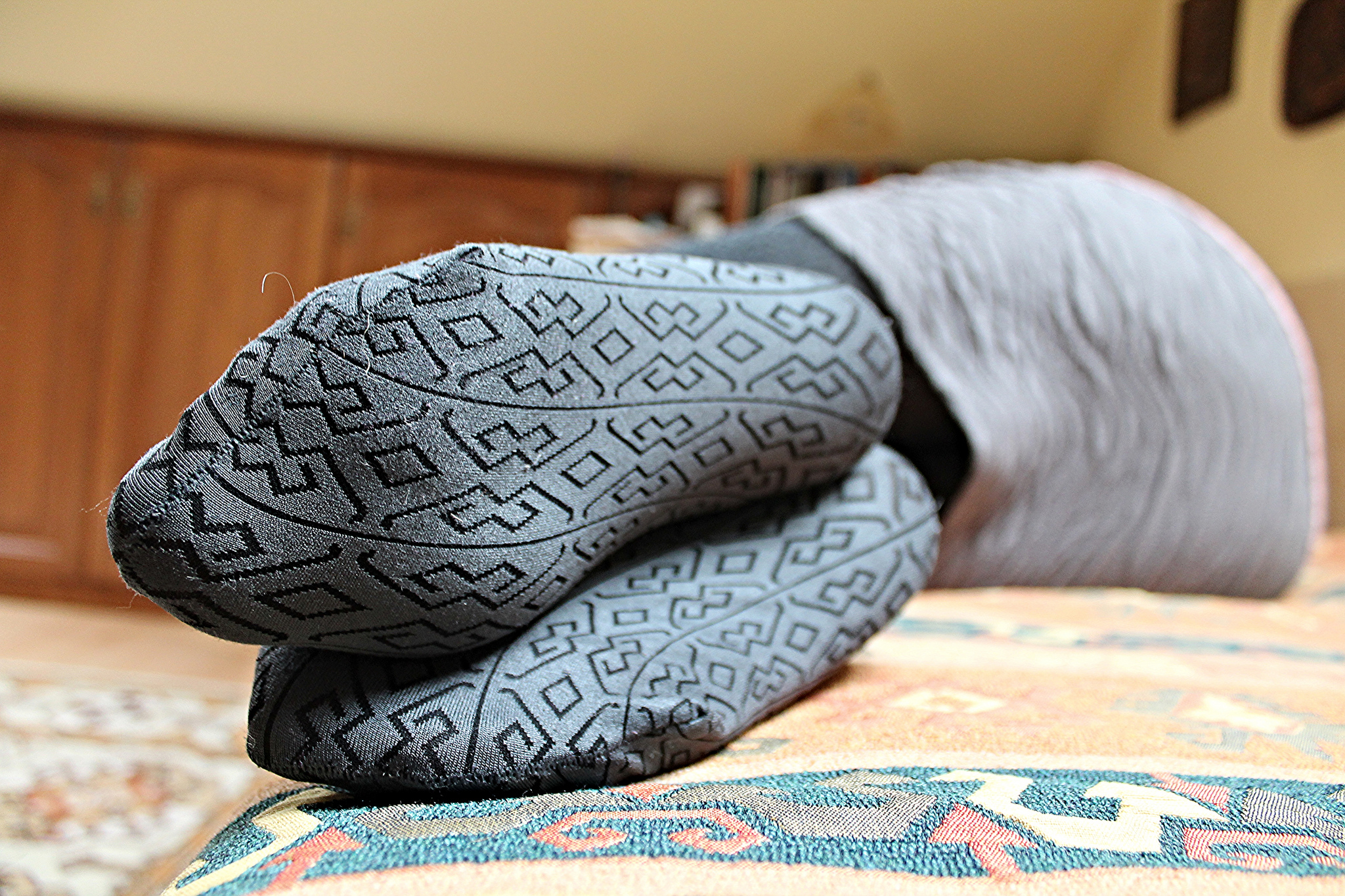 My feet in nylon. Macro | Scrolller