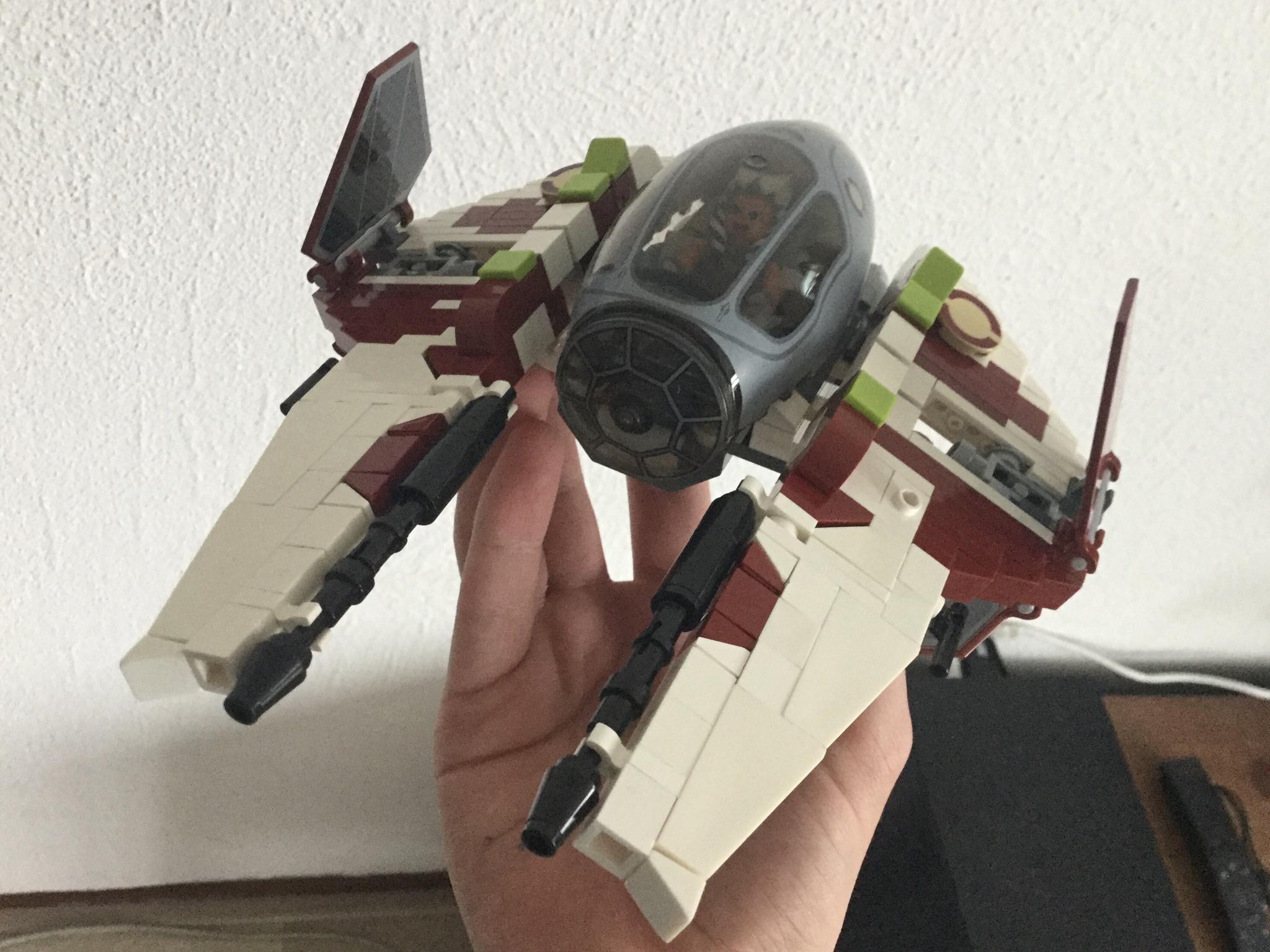 My finished Ahsoka’s Eta-2 Actis-class Jedi interceptor. | Scrolller