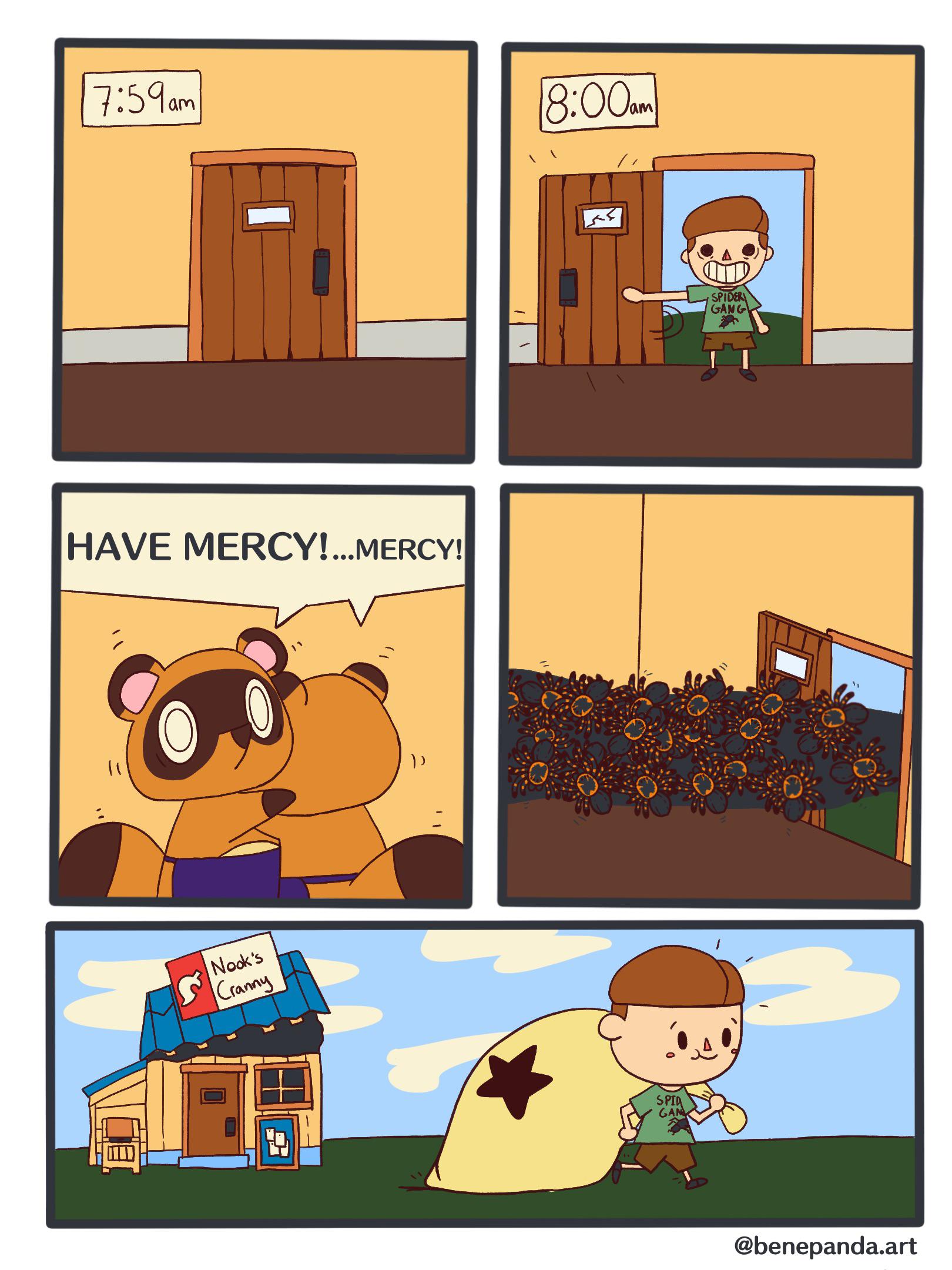 My first animal crossing game with my first comic! | Scrolller