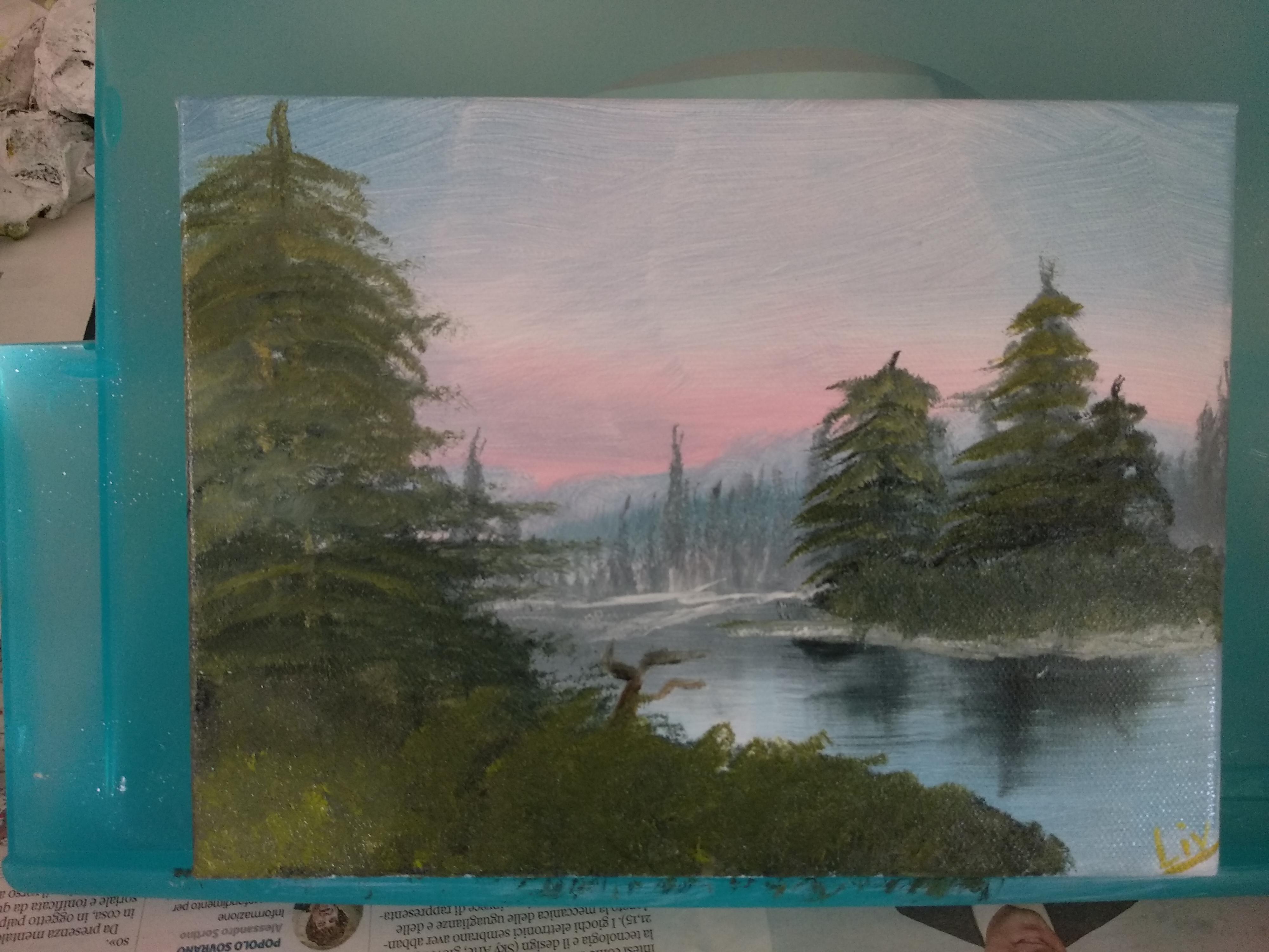 My first Bob Ross | Scrolller