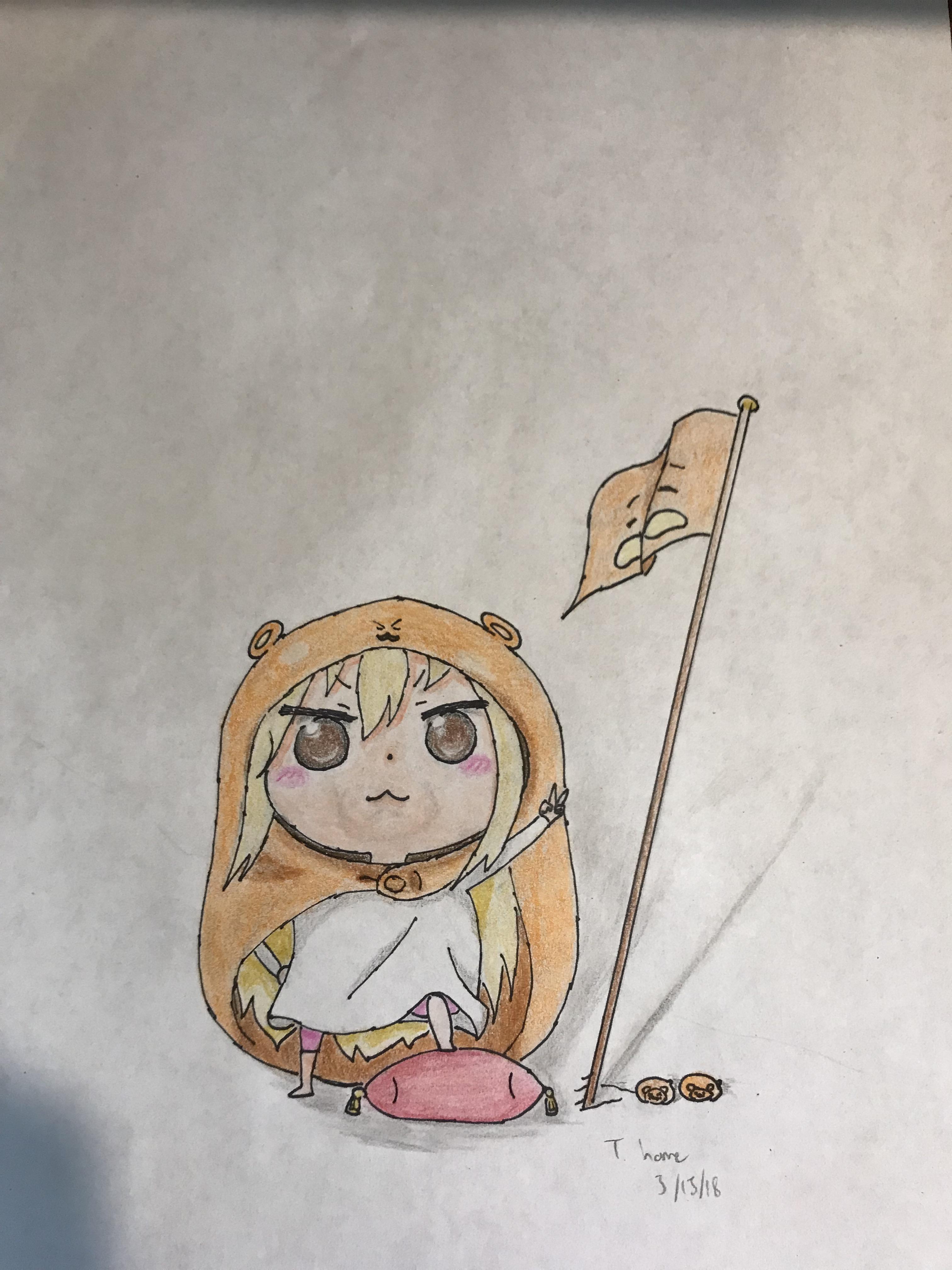 My first color drawing | Scrolller