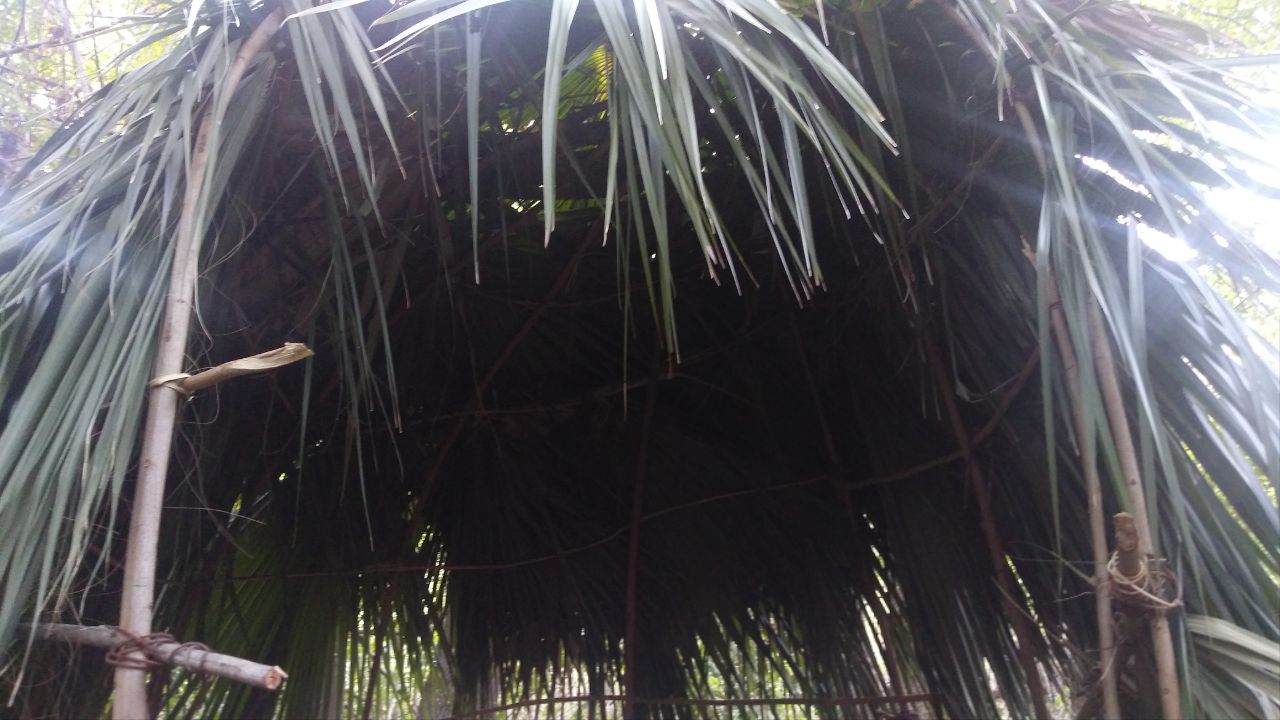 My first hut from a few years ago, it ain't much but it's honest work. | Scrolller