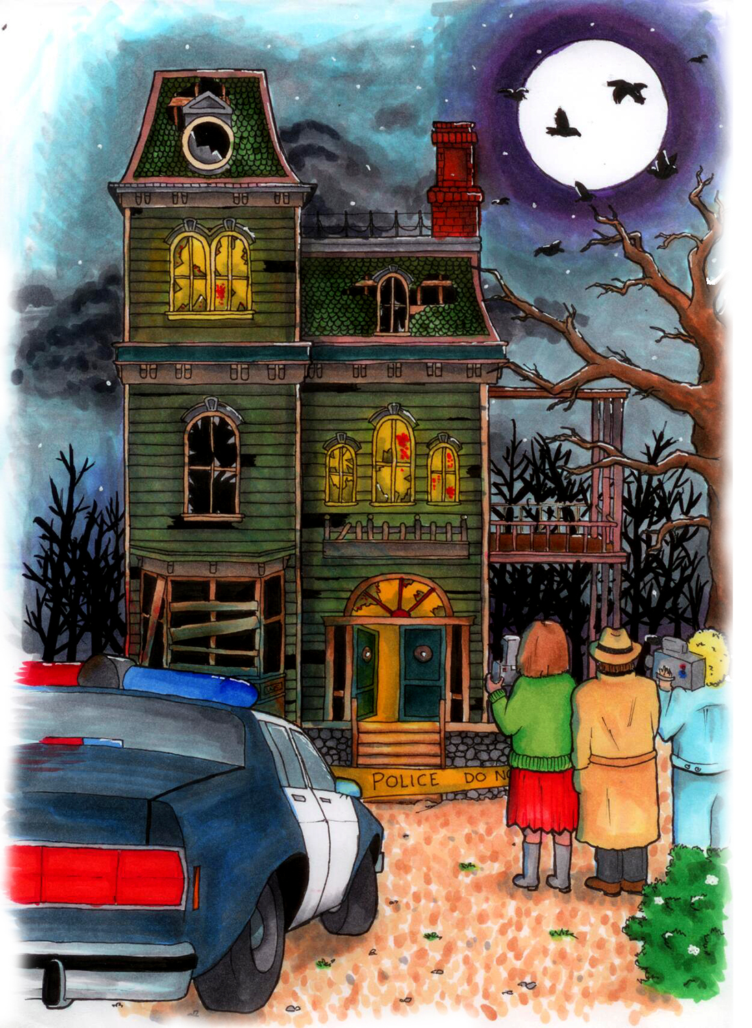 My first illustration using Copics | Scrolller