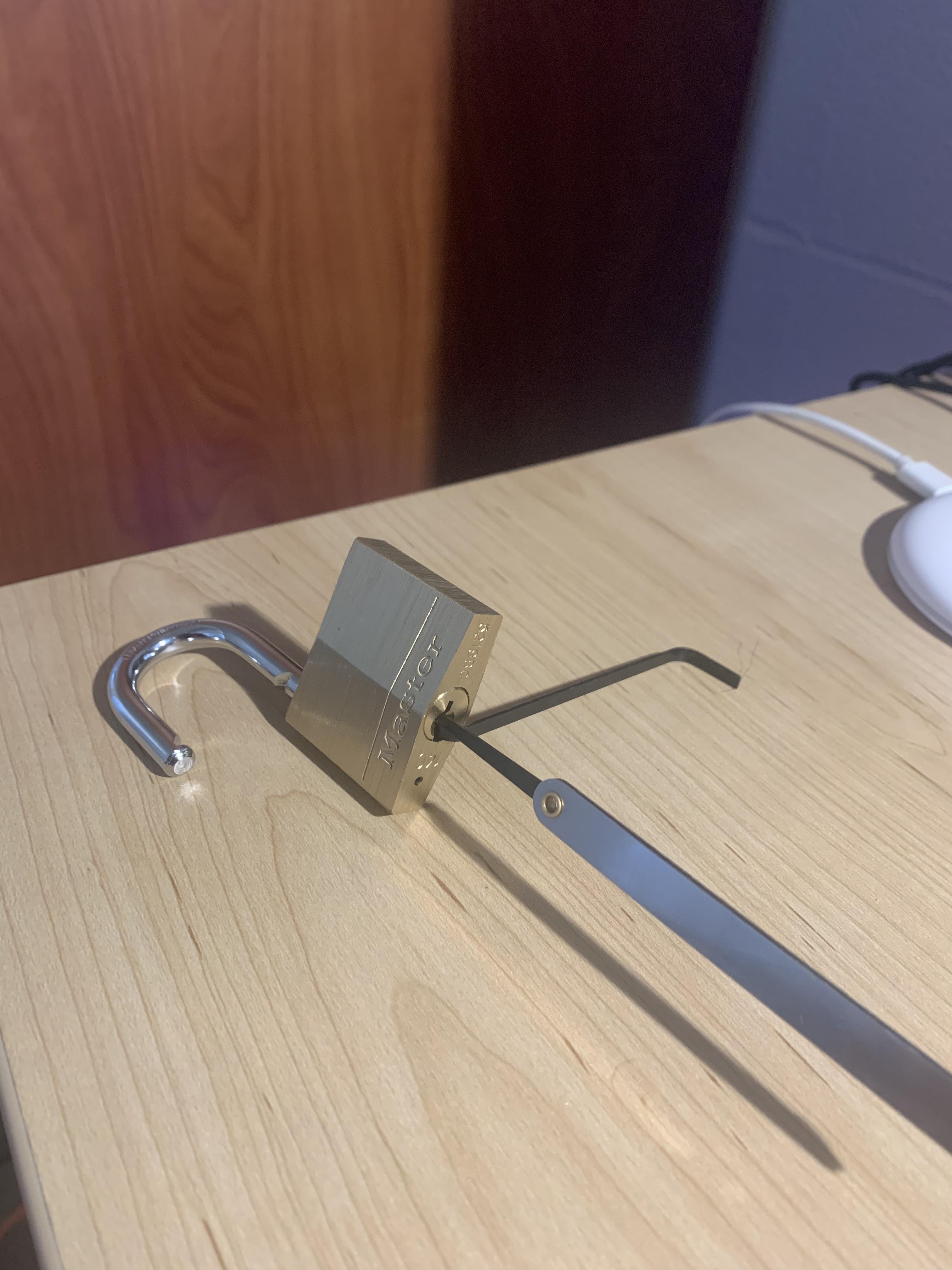 My first non-clear lock! | Scrolller