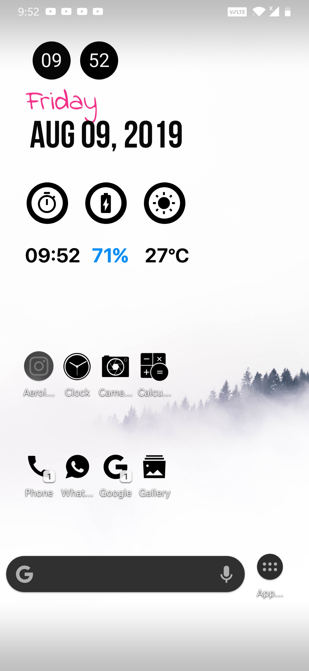My first nova launcher setup😊 | Scrolller