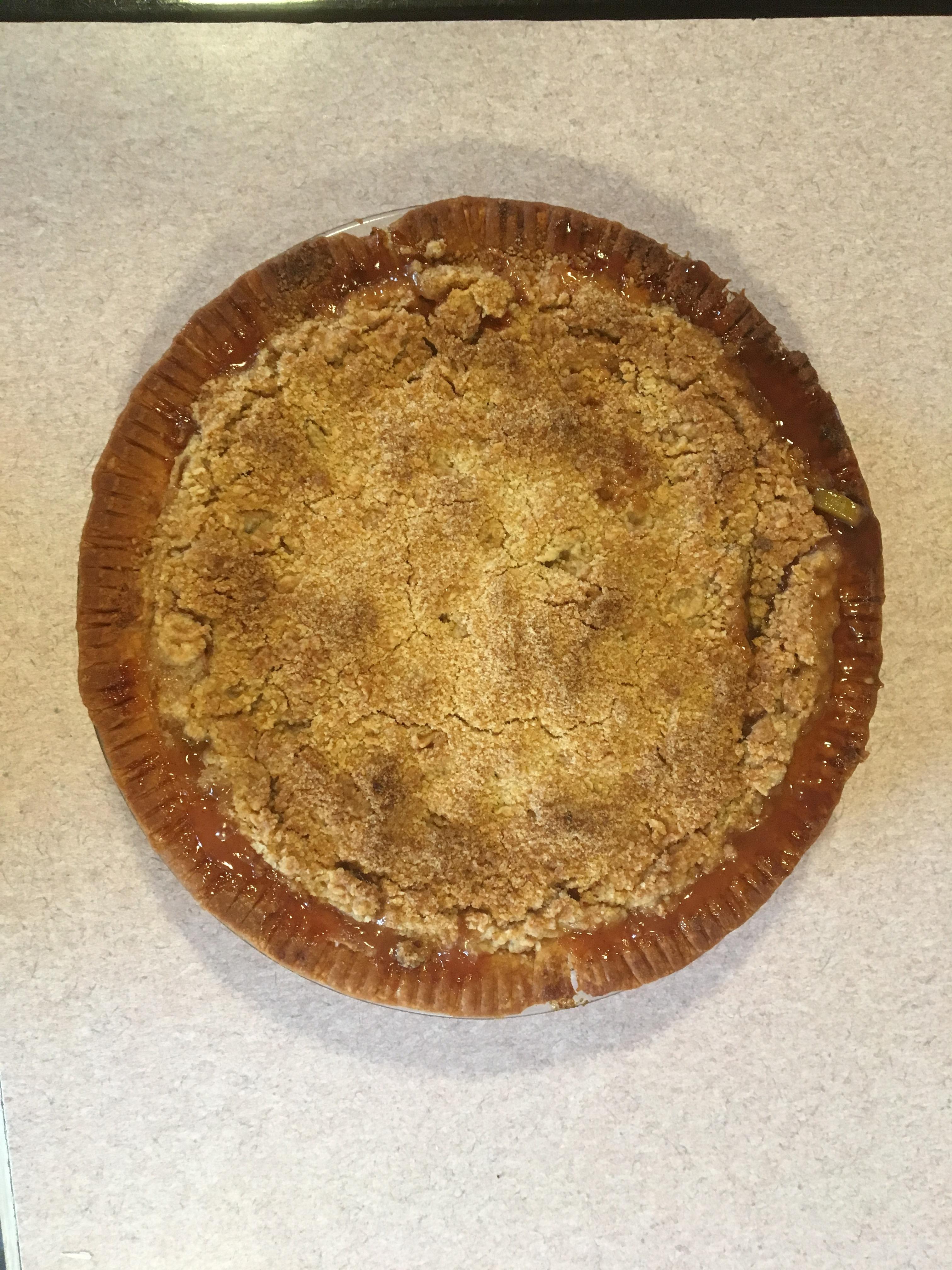 My first Rhubarb Pie of the year. | Scrolller