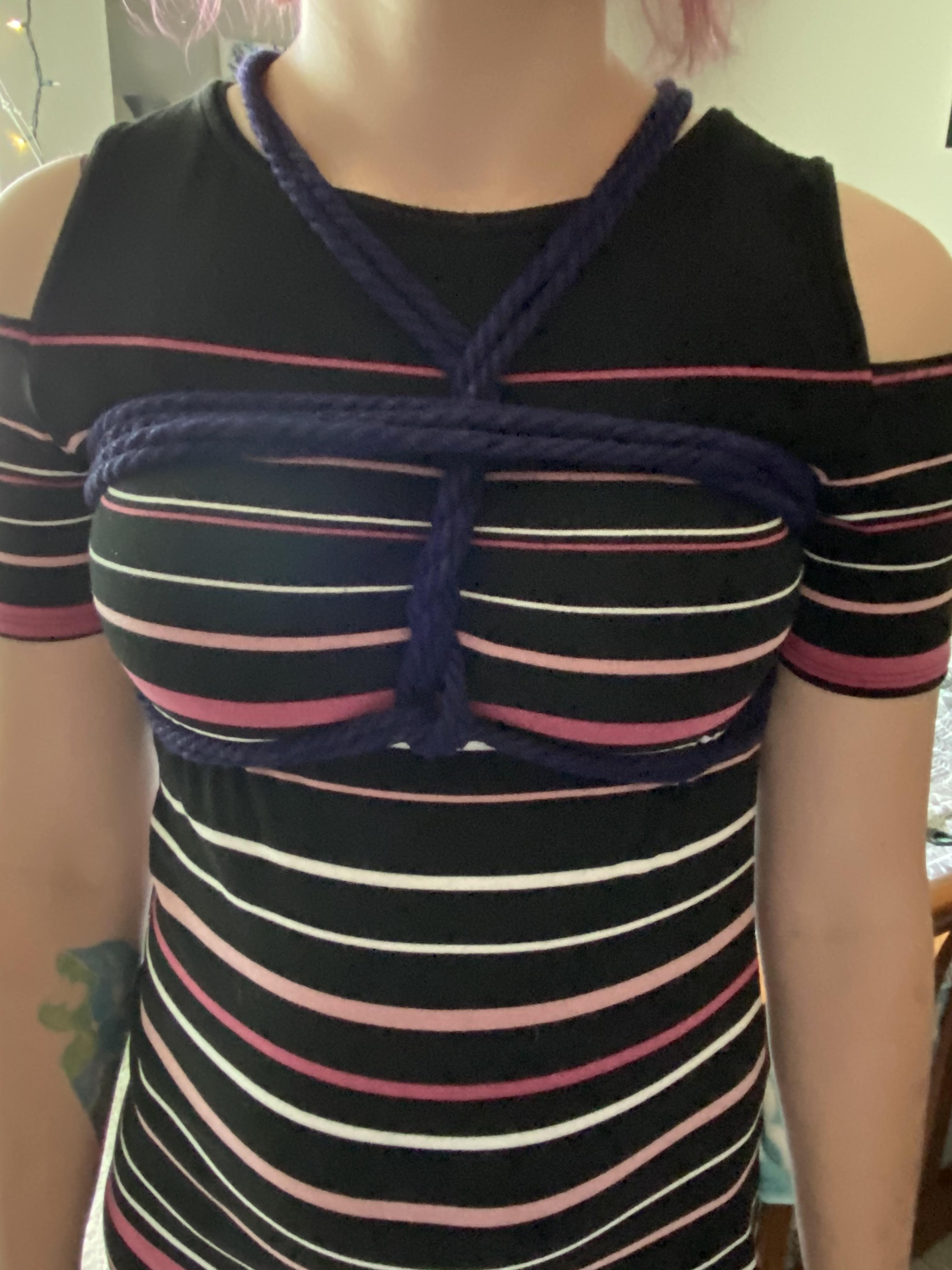 My First Session! Basic chest harness. | Scrolller