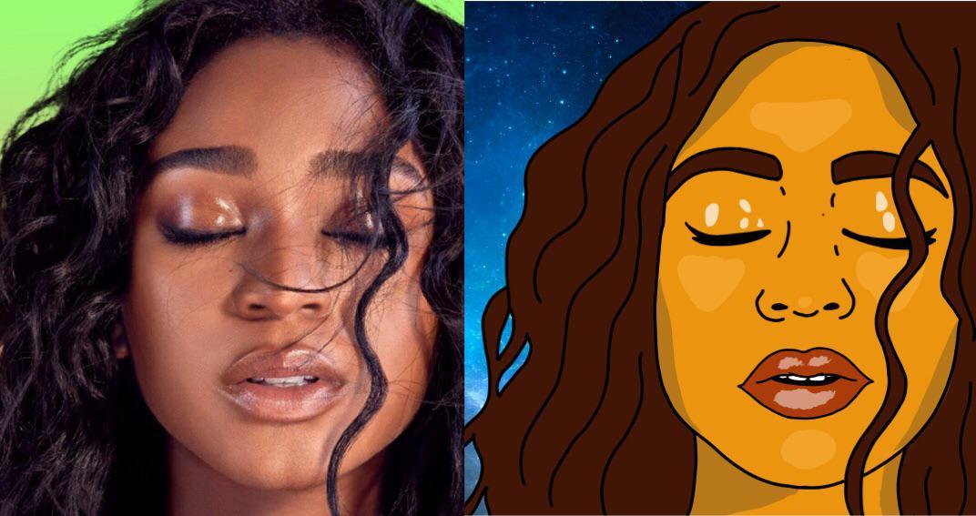 My first try at digital drawing! Inspired by Normani from 5H bc of her ...