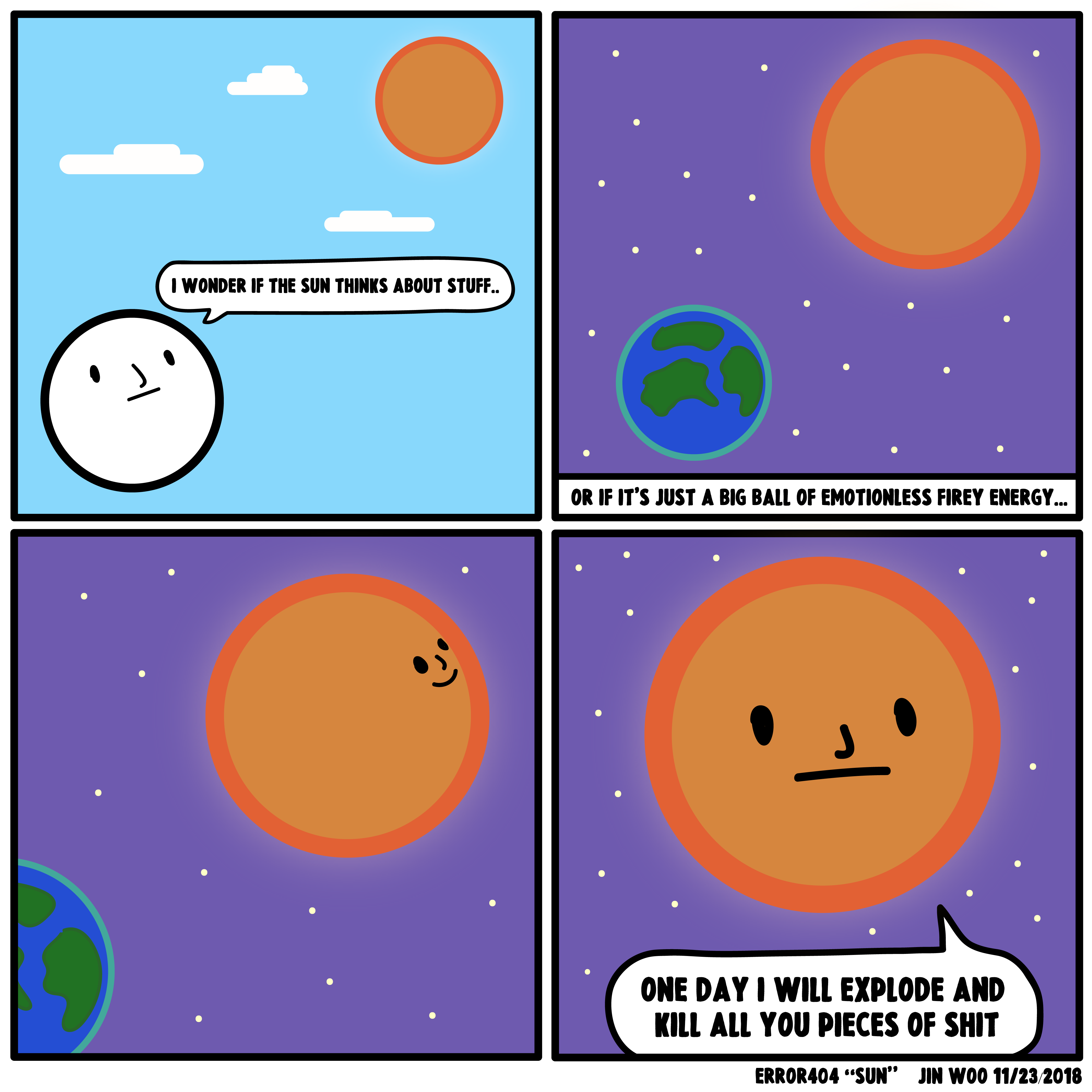 My first webcomic: "Sun" | Scrolller