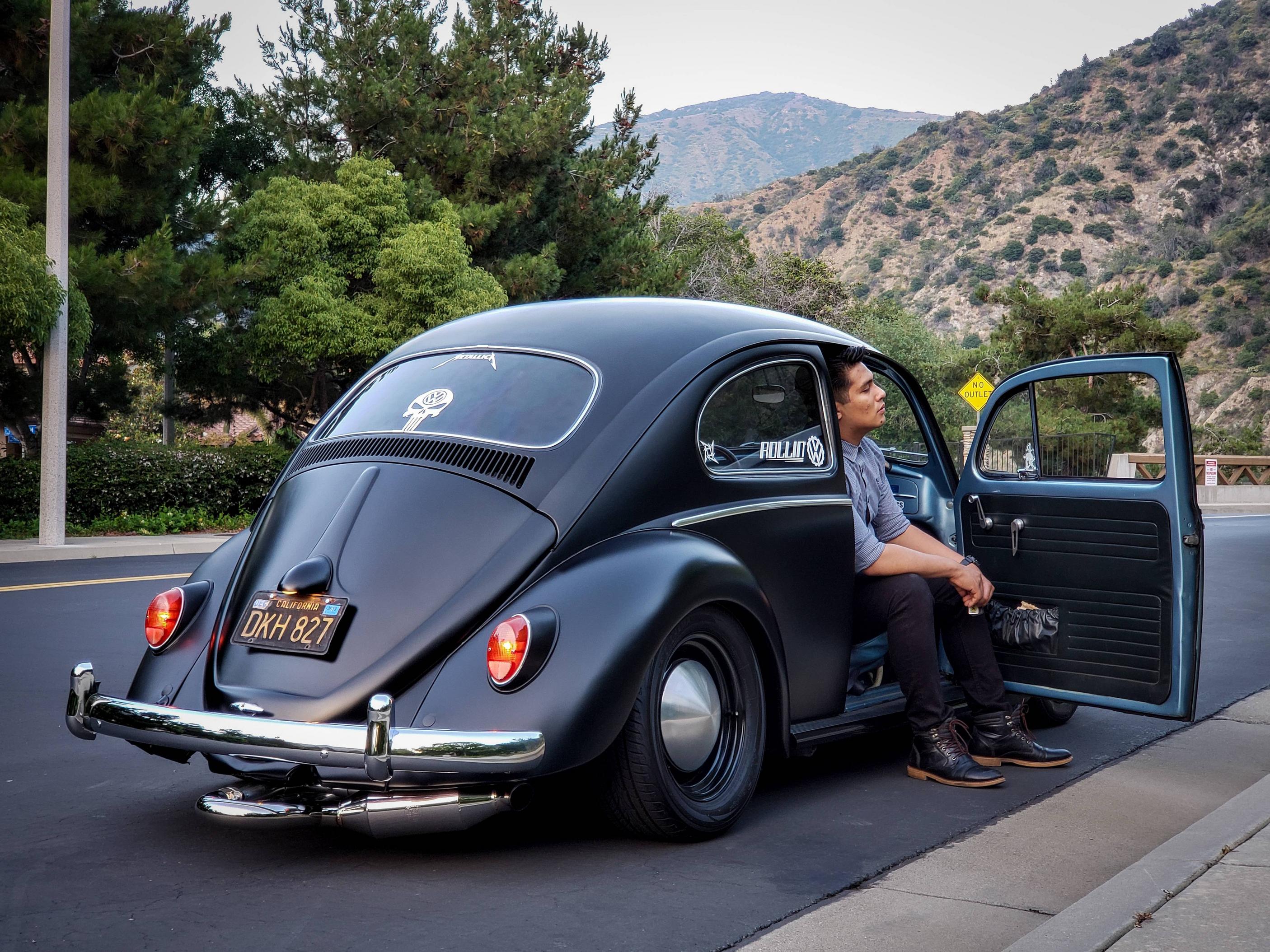 My friend chilling in my '63 Bug | Scrolller